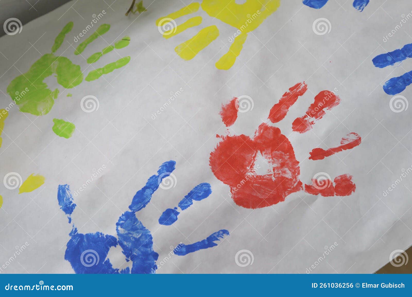 Hand of a Child, Symbol for Youth Stock Illustration - Illustration of ...