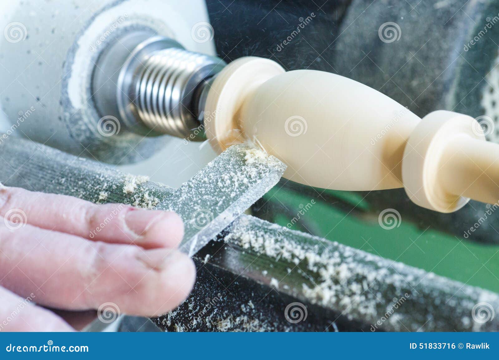 Hand with a Chisel in the Course of the Woodwork Stock Photo - Image of ...