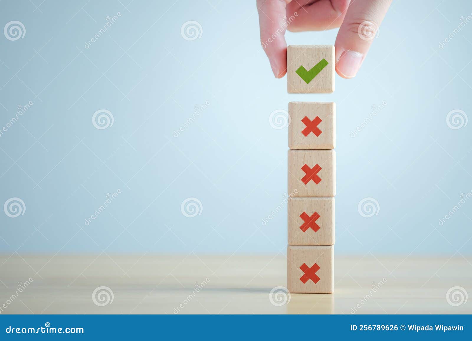 Choosing The Wrong Way Instead Of The Right One. Isolated On White ...