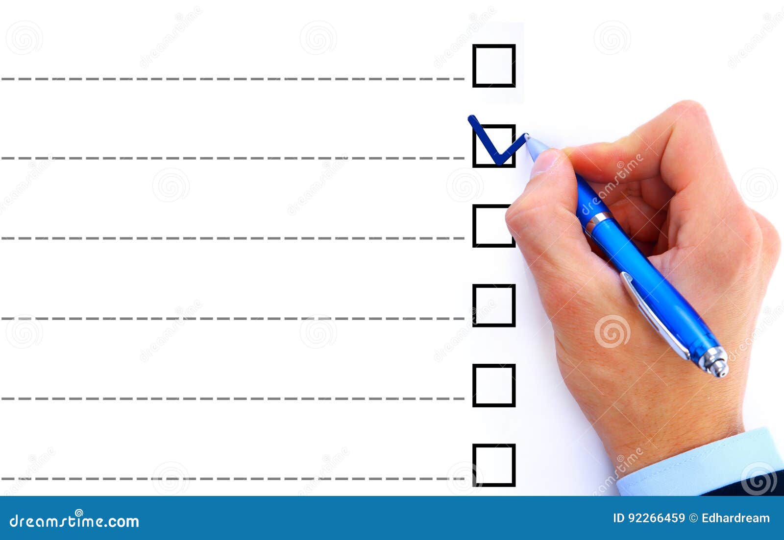 Hand Choosing One of Options Stock Image - Image of alternative, pencil ...