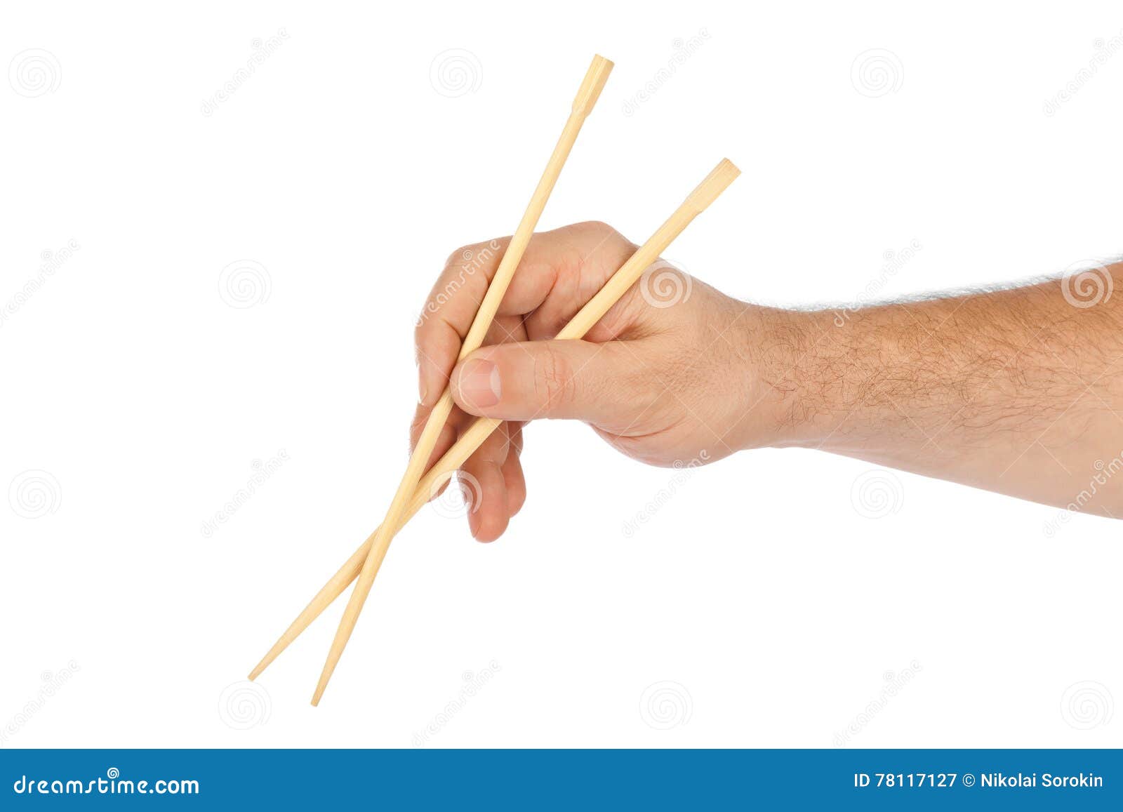 Hand with chopsticks stock image. Image of hand, dinner - 78117127