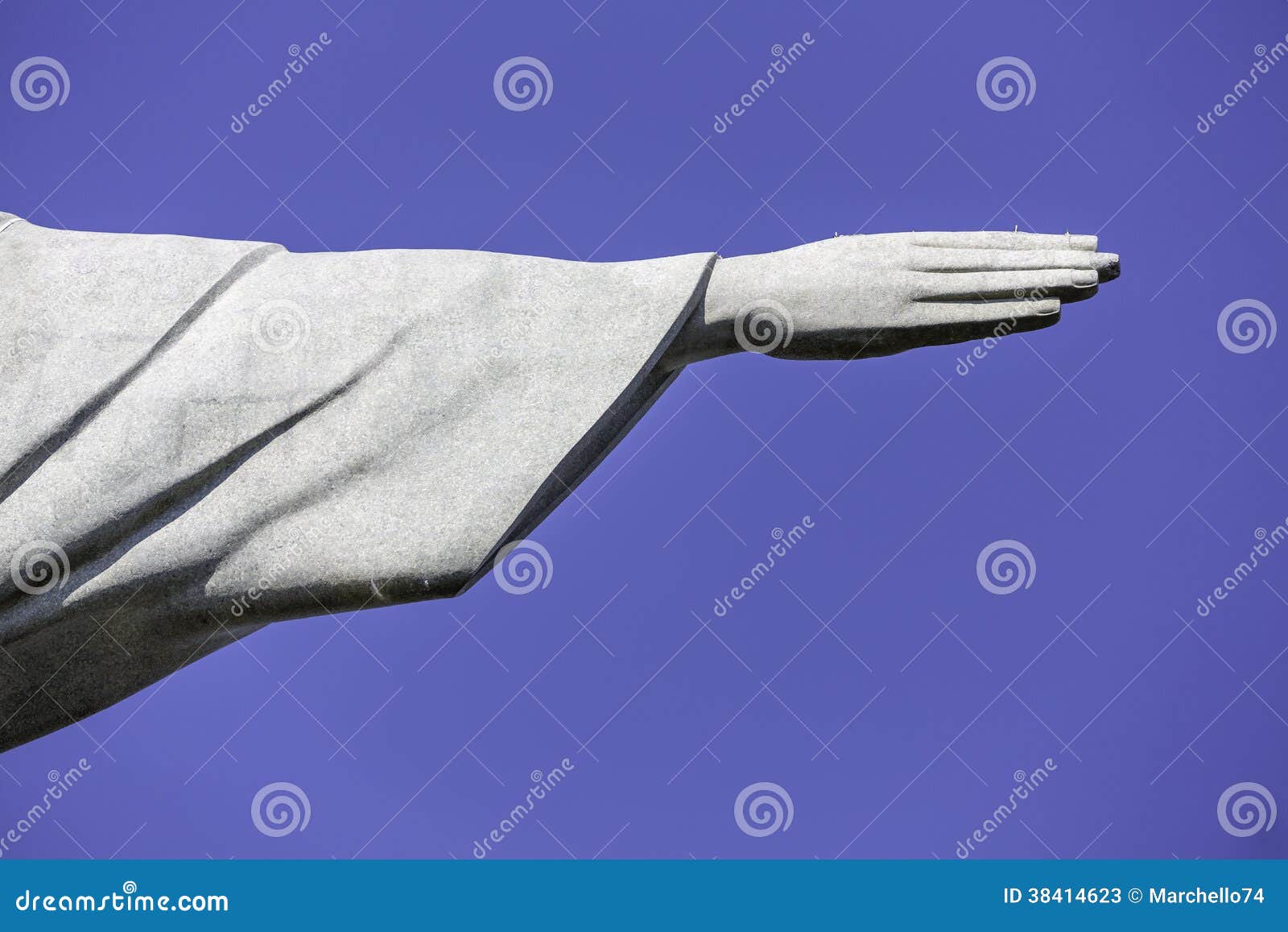 Hand of Christ the Redeemer in Rio De Janeiro Editorial Stock Photo ...