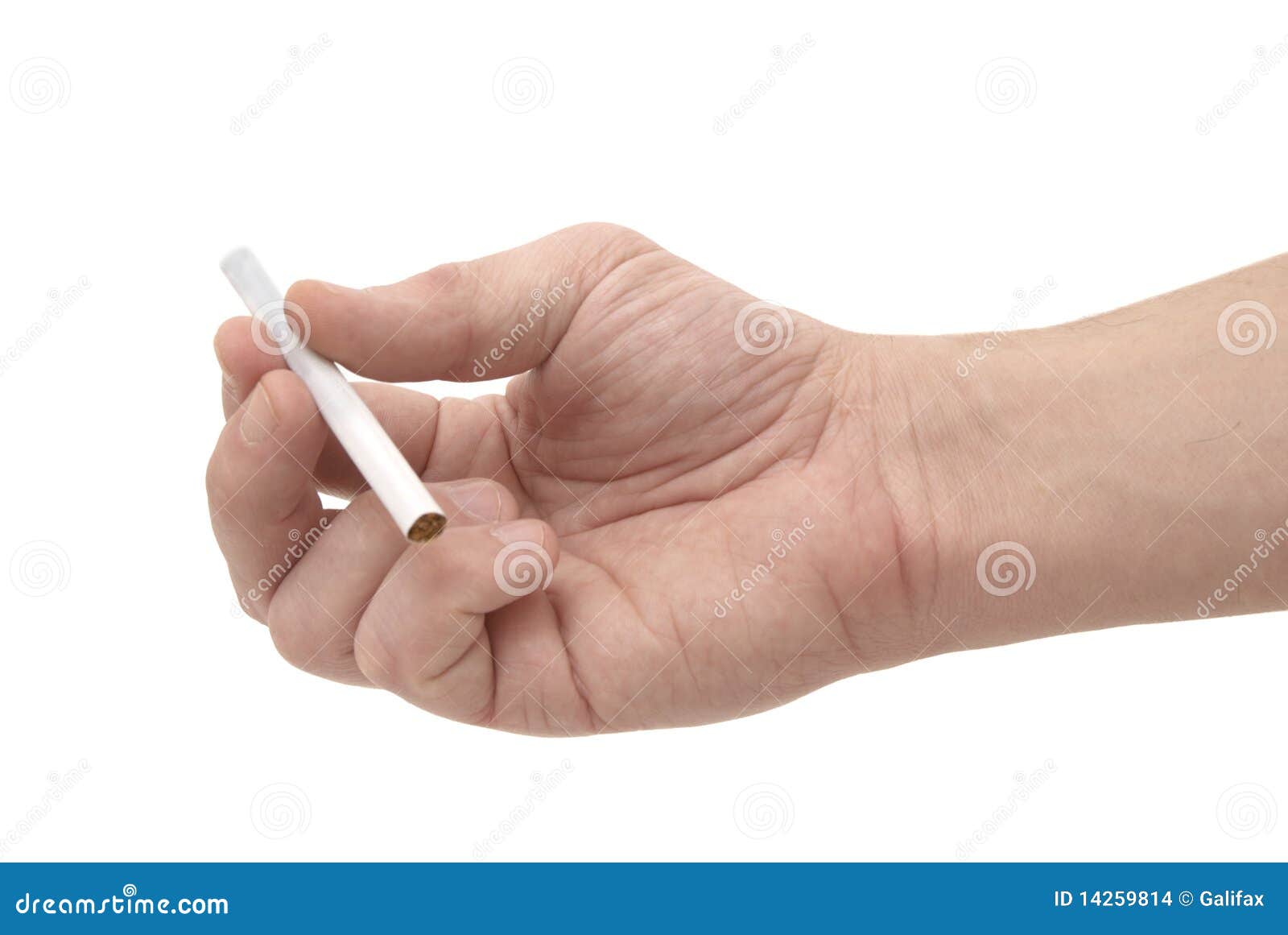 Hand and cigarette stock photo. Image of years, addiction - 14259814