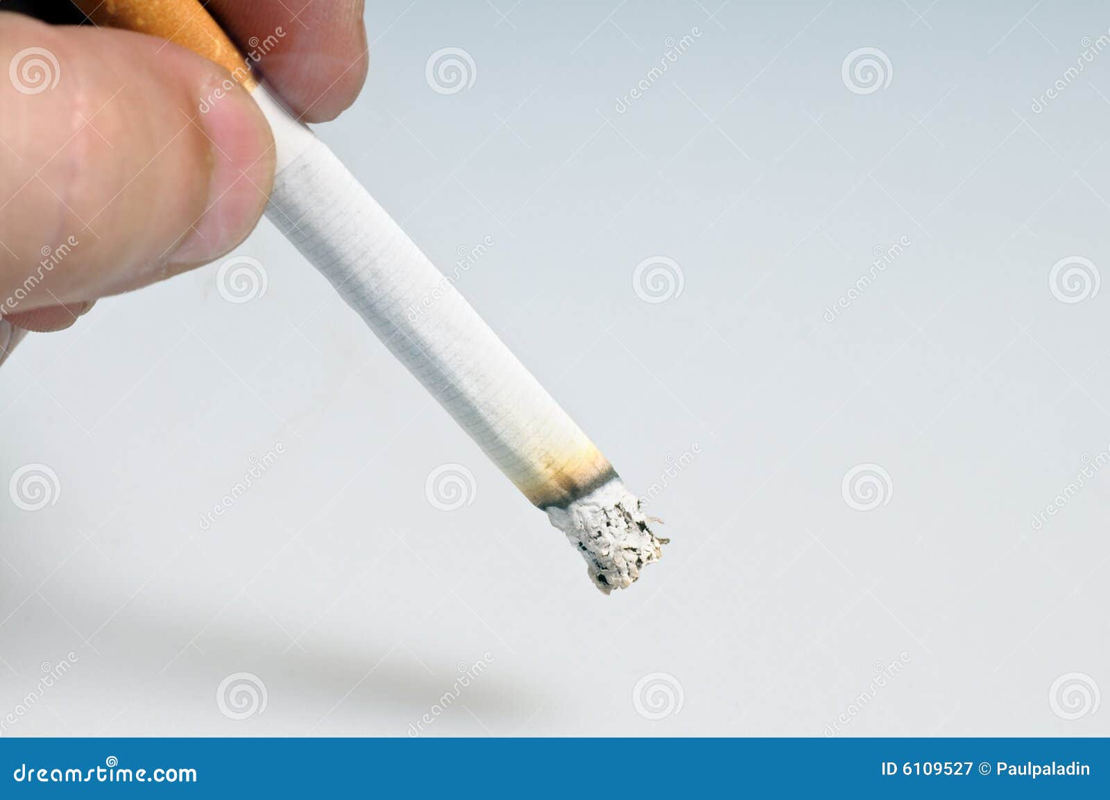 Hand with cigarette stock image. Image of hand, smoking - 6109527