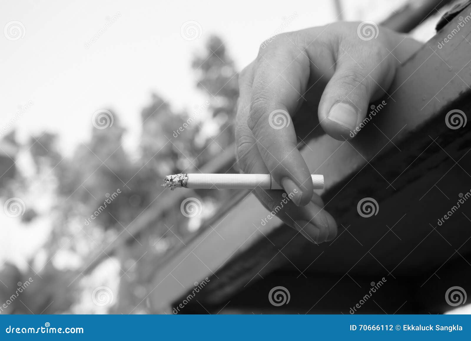 Hand and cigarette stock photo. Image of finger, adult - 70666112