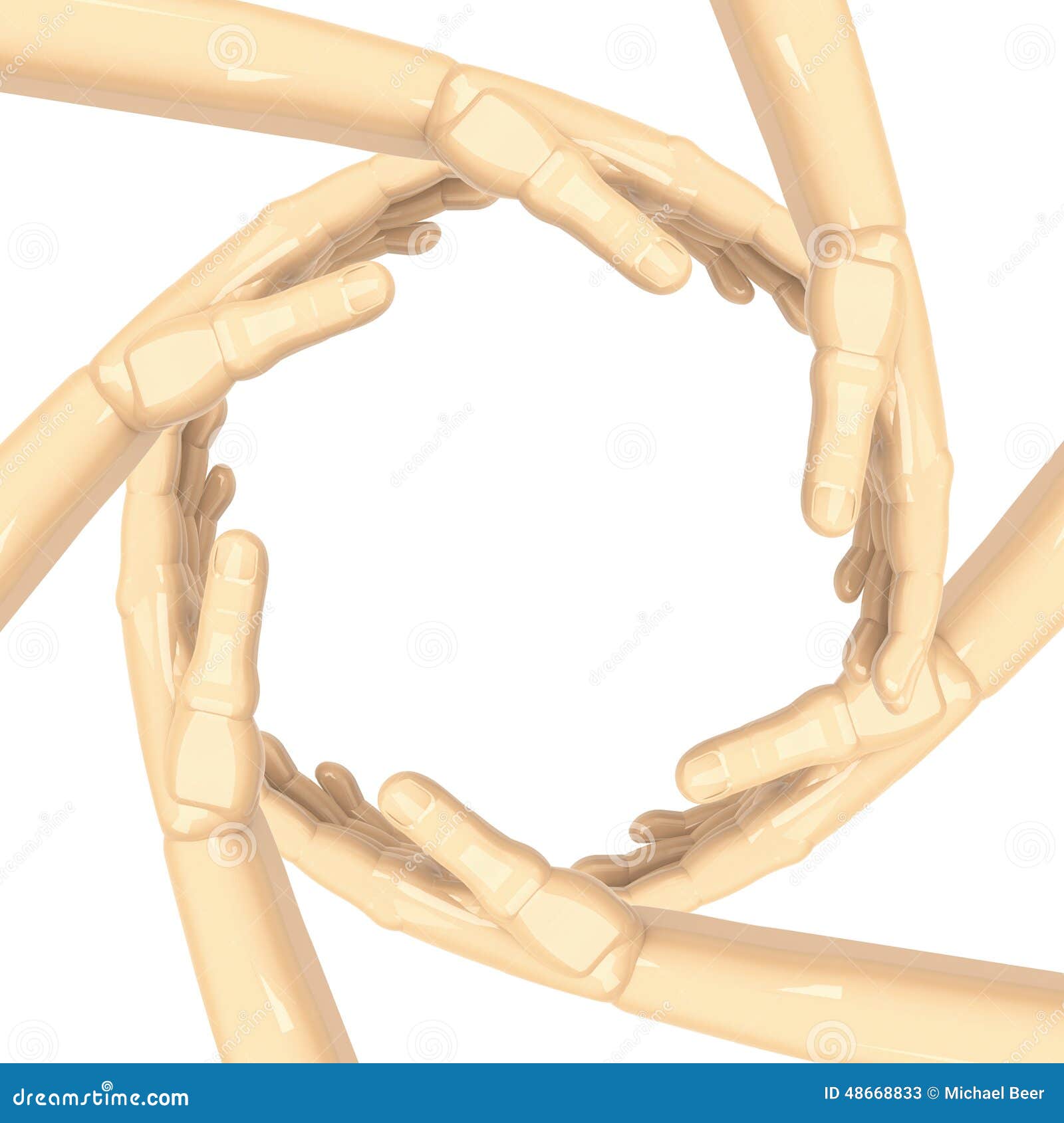The hand circle stock illustration. Illustration of unity - 48668833