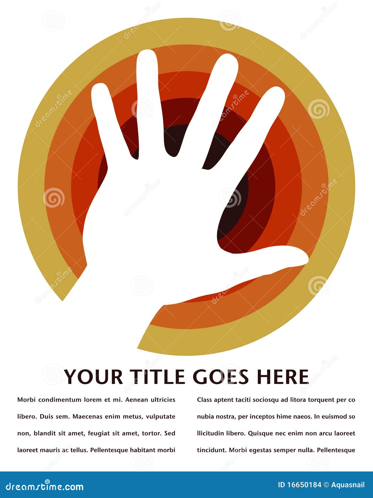 Hand circle design. stock vector. Illustration of circular - 16650184