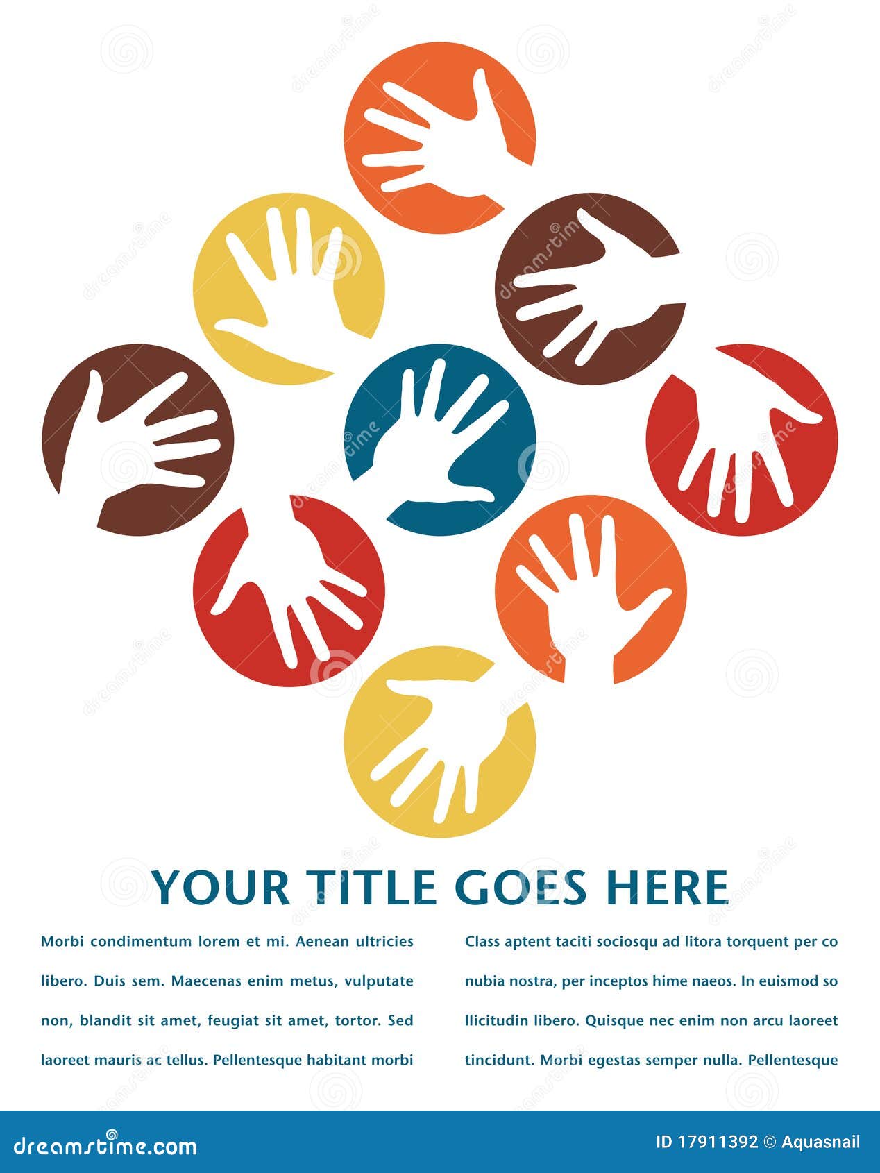 Hand circles design. stock vector. Illustration of male - 17911392