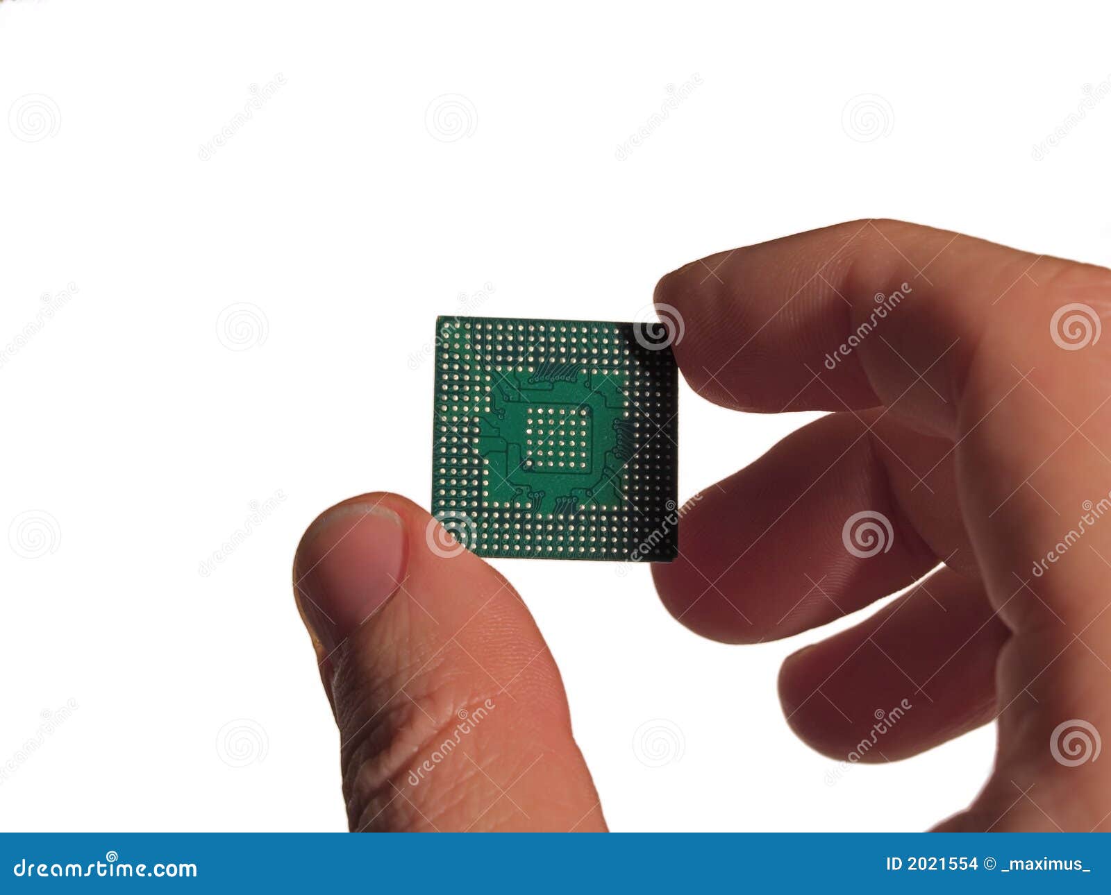 Hand And Circuit1 Picture. Image: 2021554