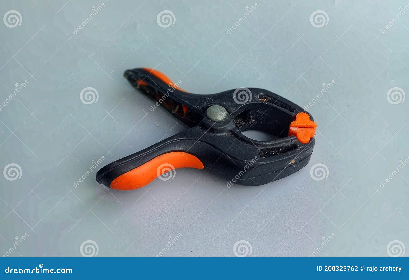 Hand Clamps are Black. Small Size Stock Photo - Image of glasses, size ...