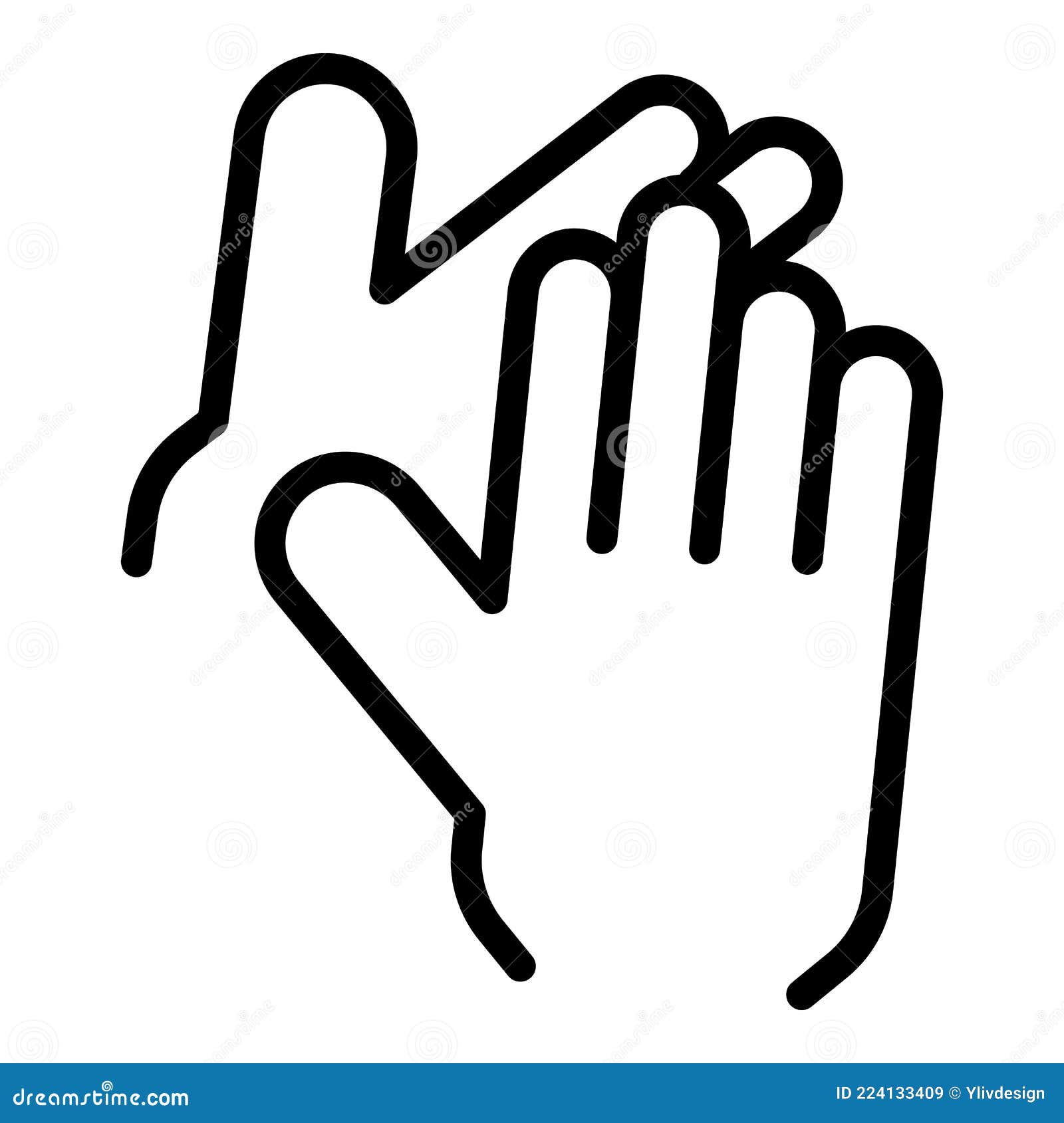 Hand Clap Icon Outline Vector. Handclap Applause Stock Vector ...
