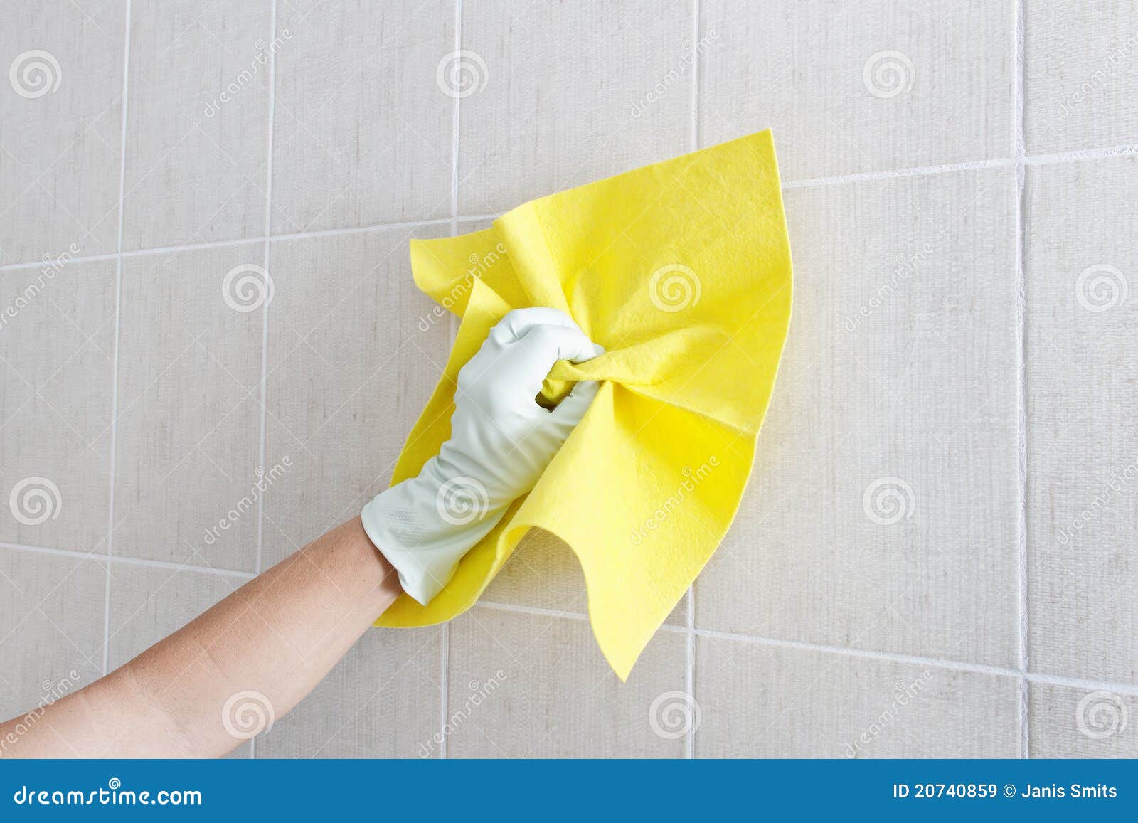Hand cleaning wall. stock image. Image of home, clear - 20740859