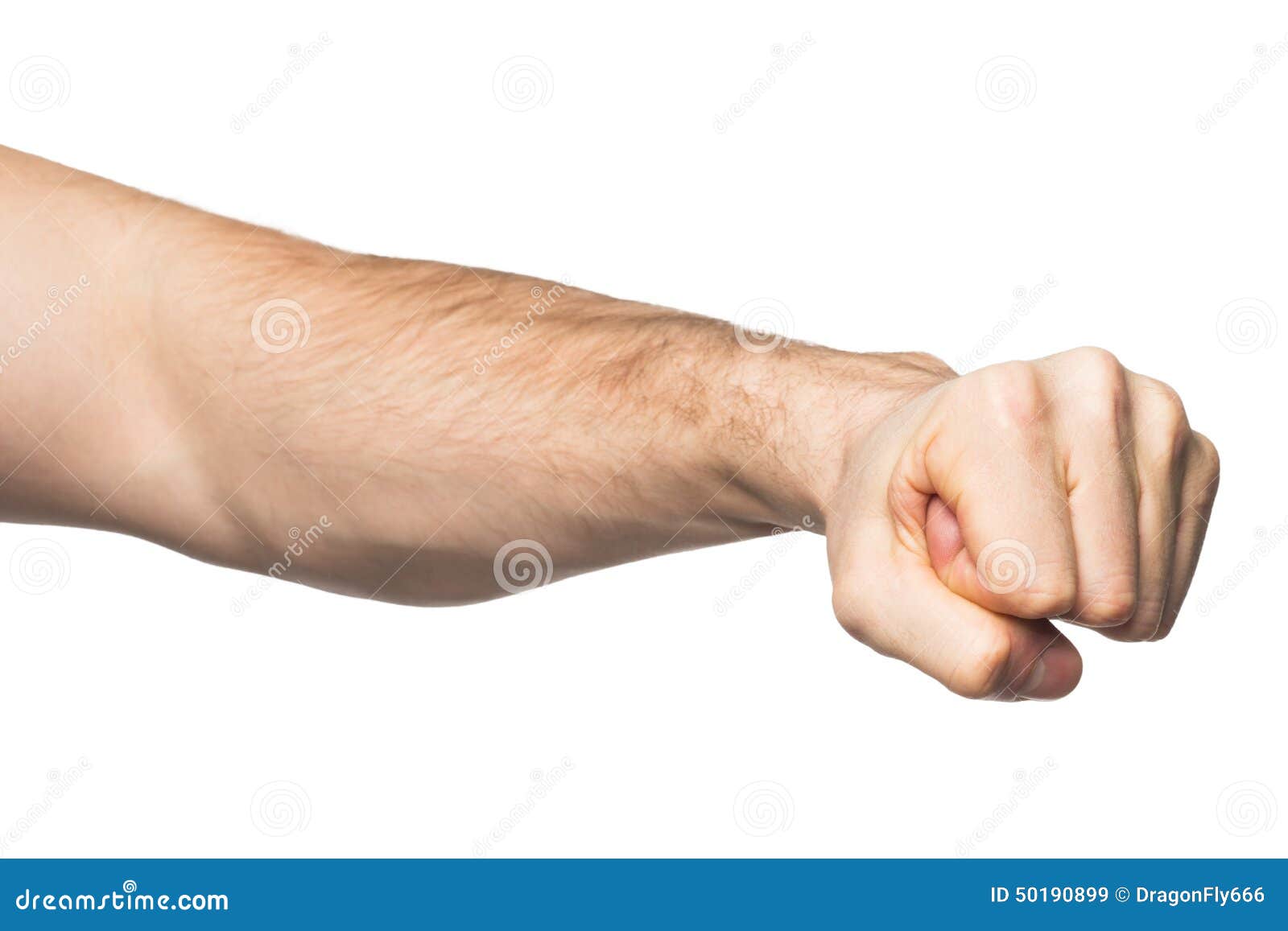 Hand with clenched a fist stock image. Image of negative - 50190899