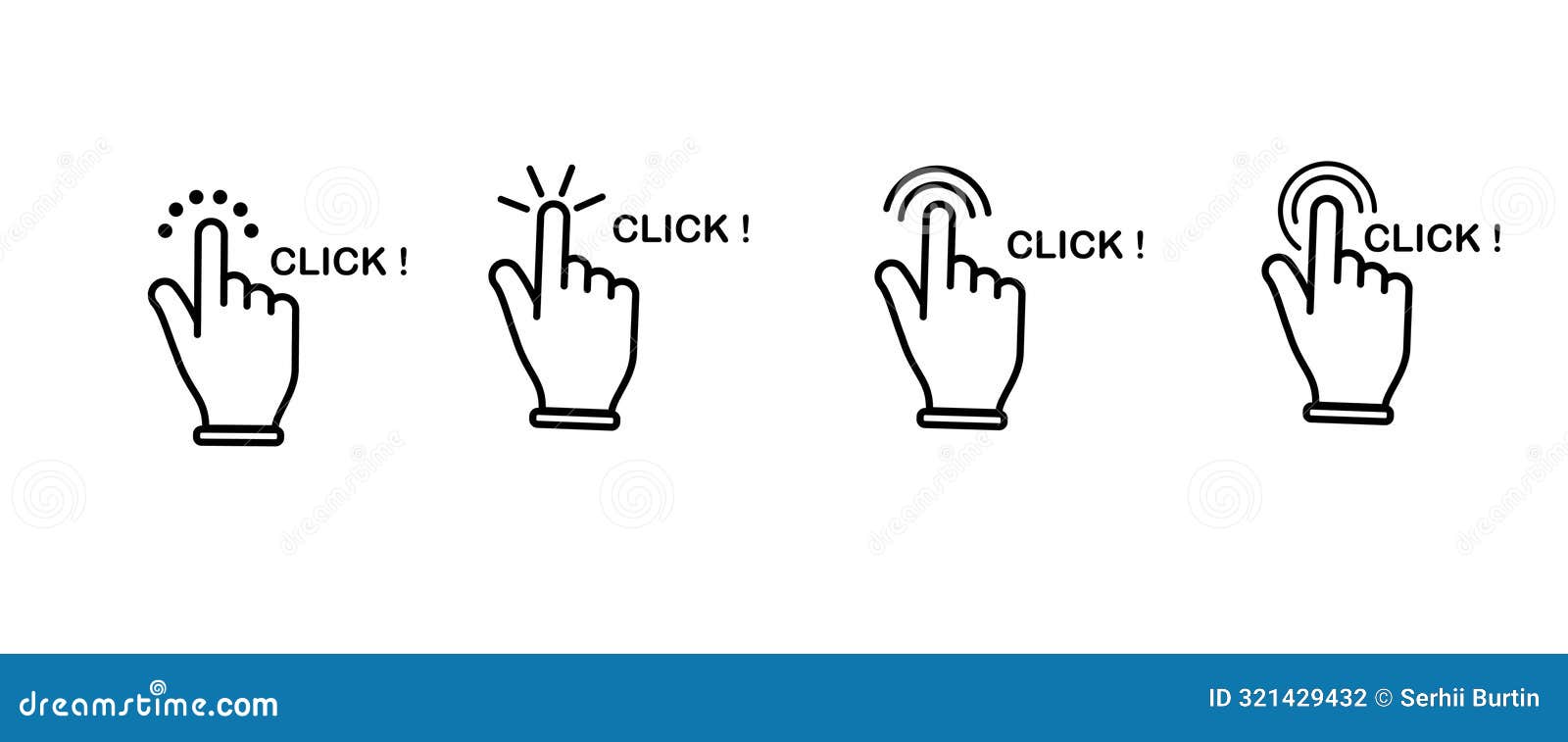 Hand Click, Hand Clicking, Finger, Touch Screen, Pointer, Cursor ...