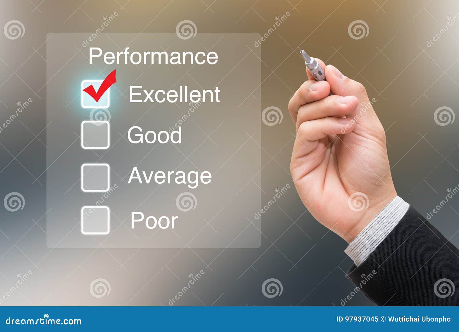 Hand Clicking Performance Evaluation on Virtual Screen Stock Image ...