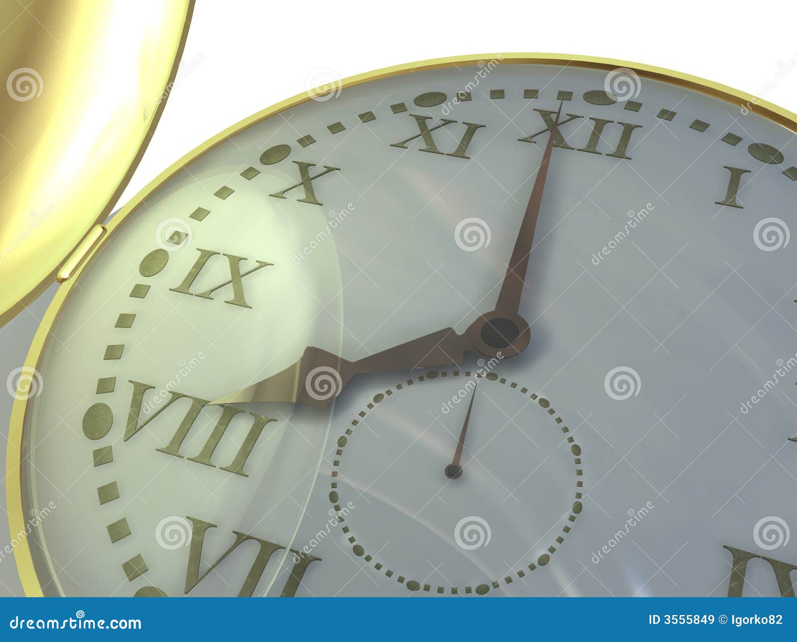 Hand With Clock-hands Stock Photography | CartoonDealer.com #10370900