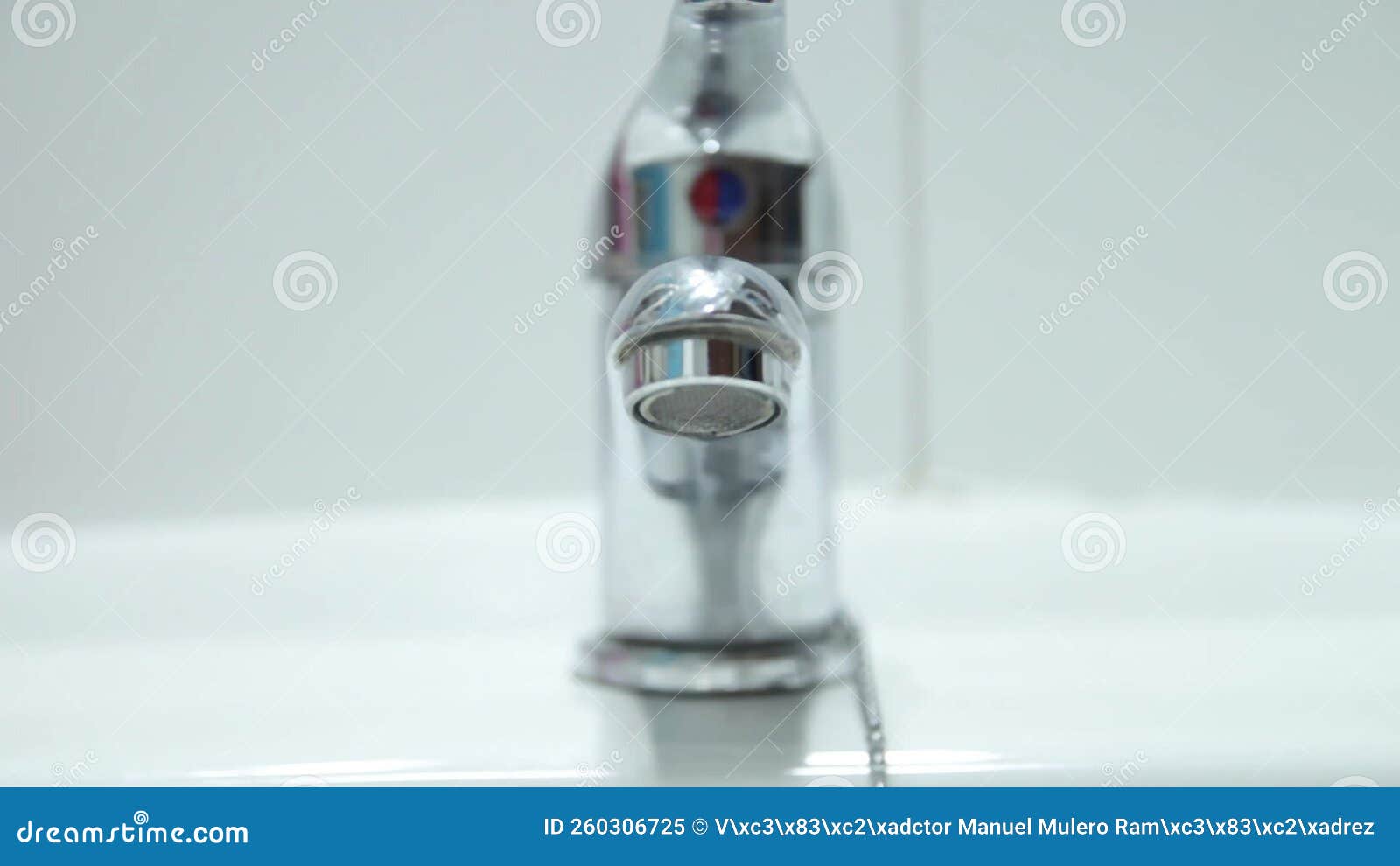 Hand closing dripping tap stock video. Video of white - 260306725