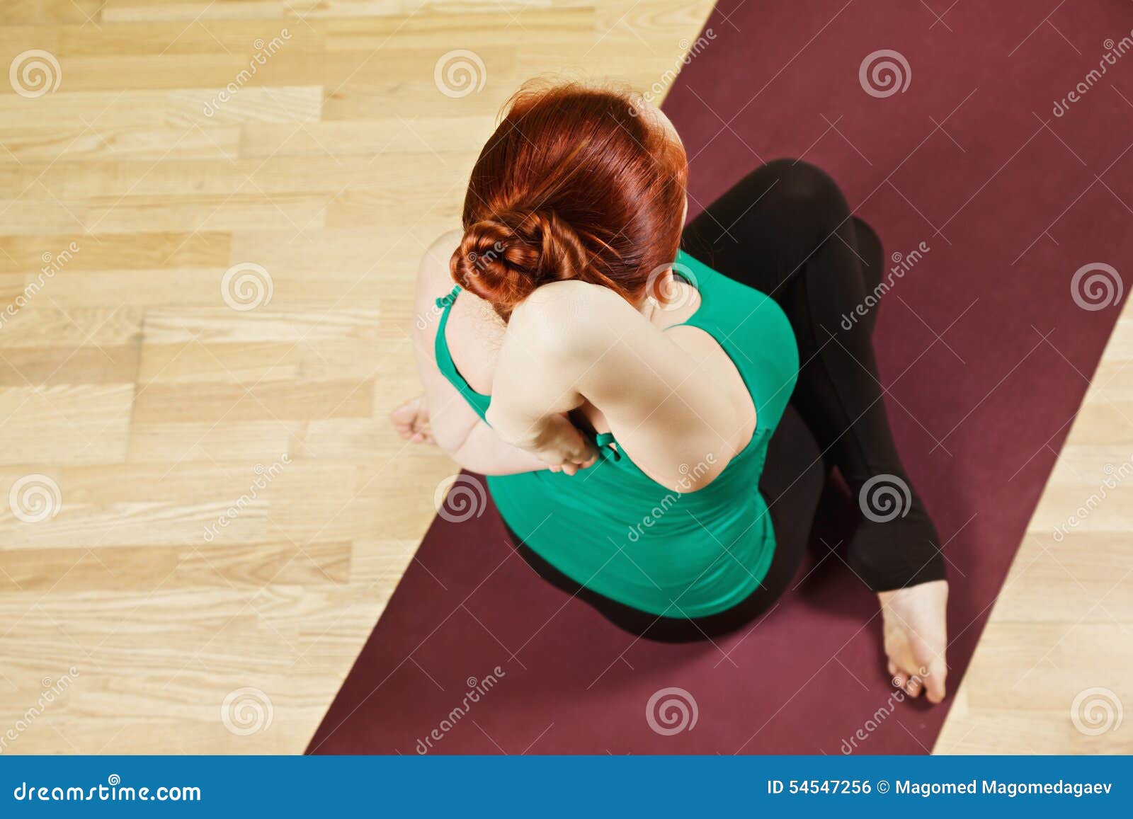 Hand Clutched Behind Back High Angle View Stock Photo - Image of body ...