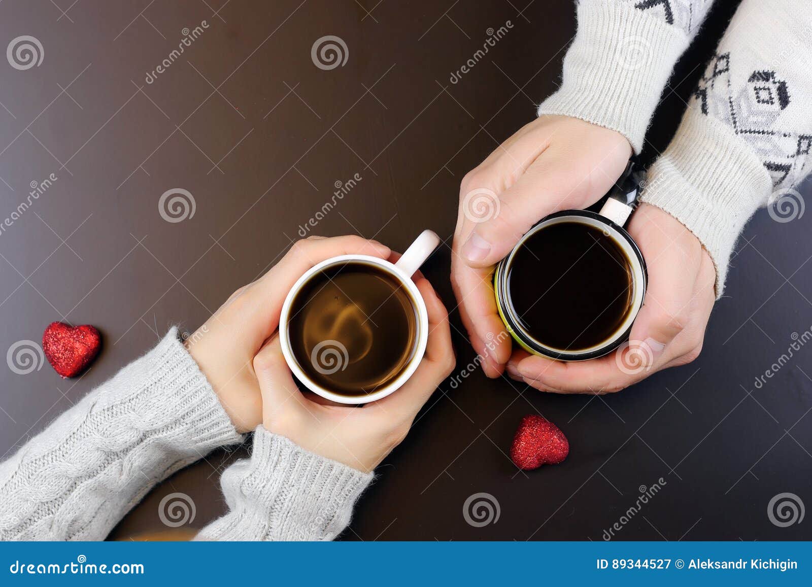 Hand Coffee Background Couple Stock Image - Image of love, coffee: 89344527