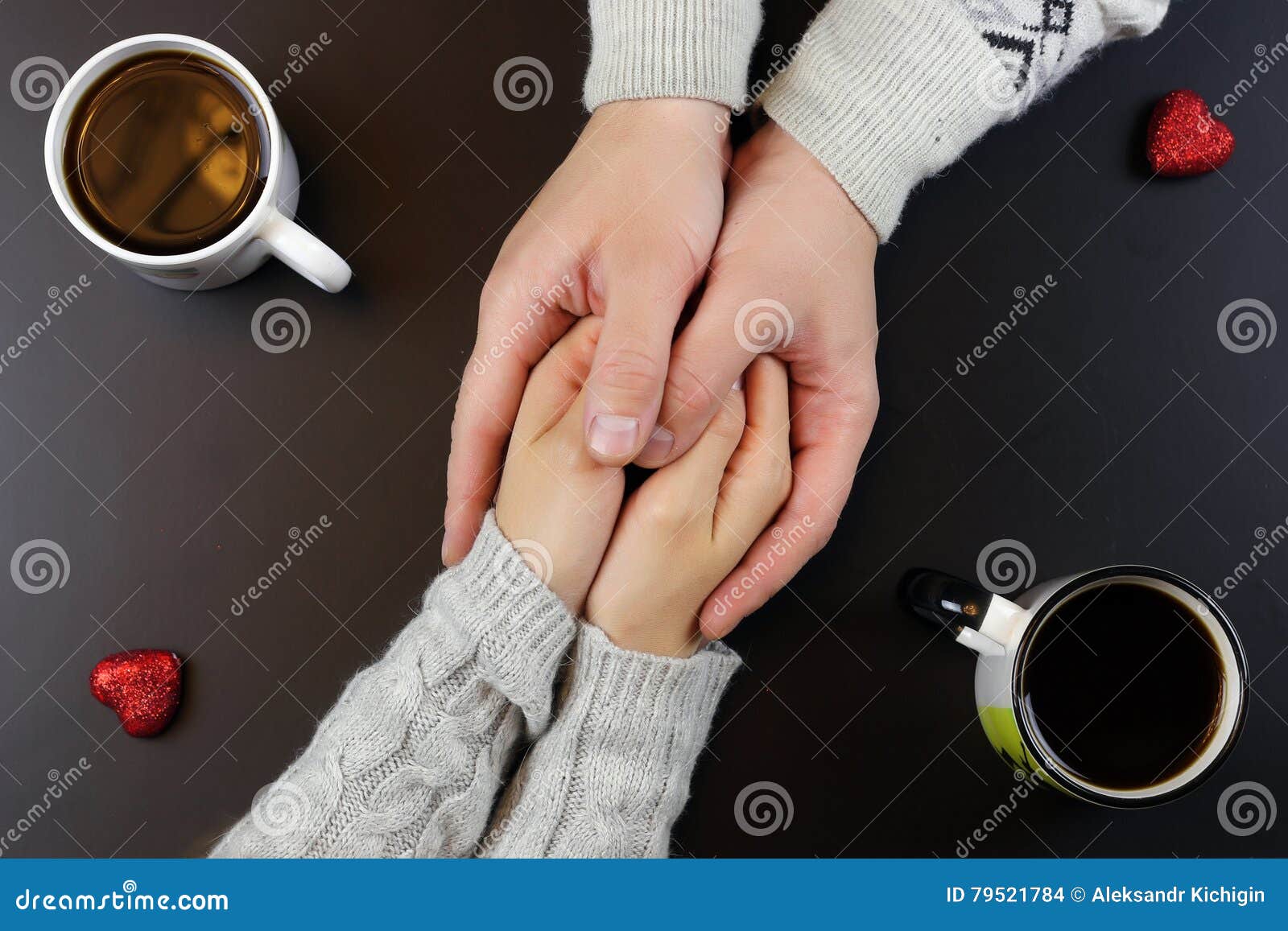 Hand Coffee Background Couple Stock Photo - Image of family, liquid ...