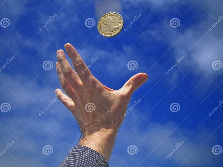 Hand / coin editorial stock image. Image of hand, reach - 132154