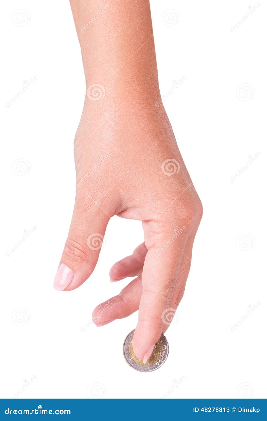 Hand coin stock image. Image of credit, concept, change - 48278813