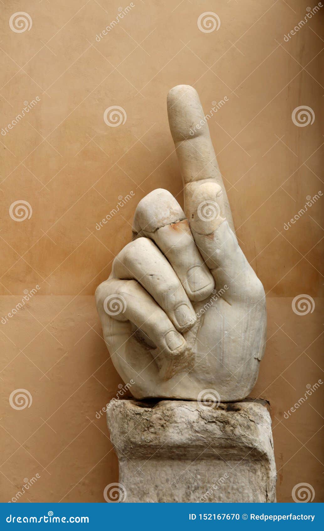 The Hand Of The Colossal Constantine Statue From Ancient Rome Stock ...