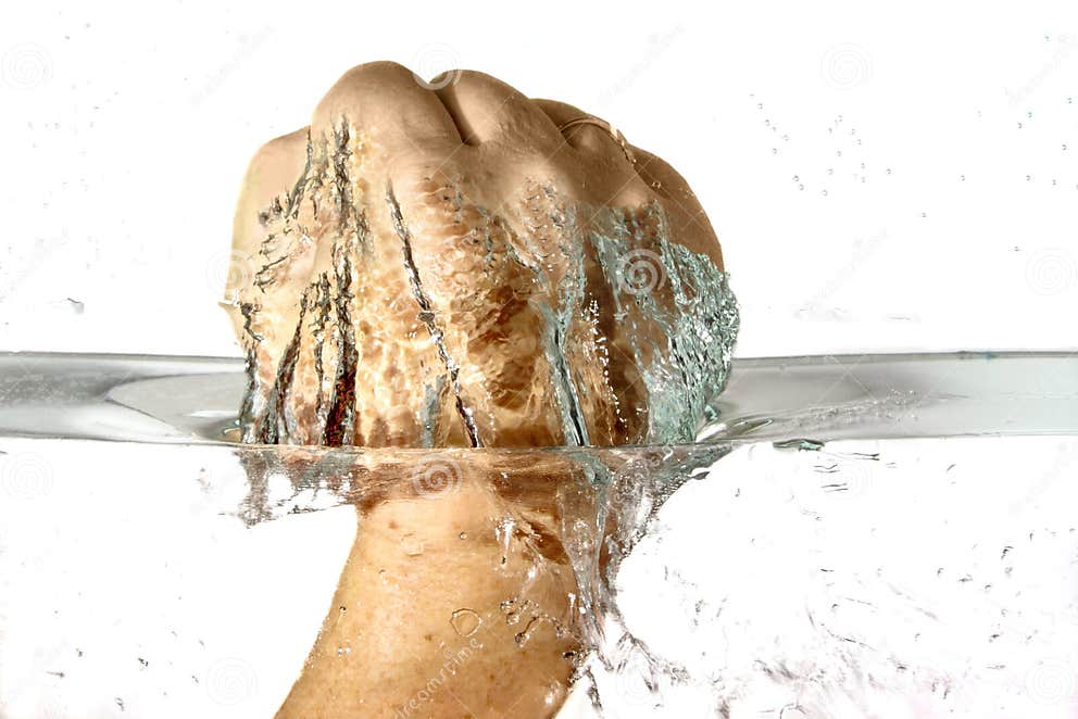 Hand coming out of water stock image. Image of nature - 22869057