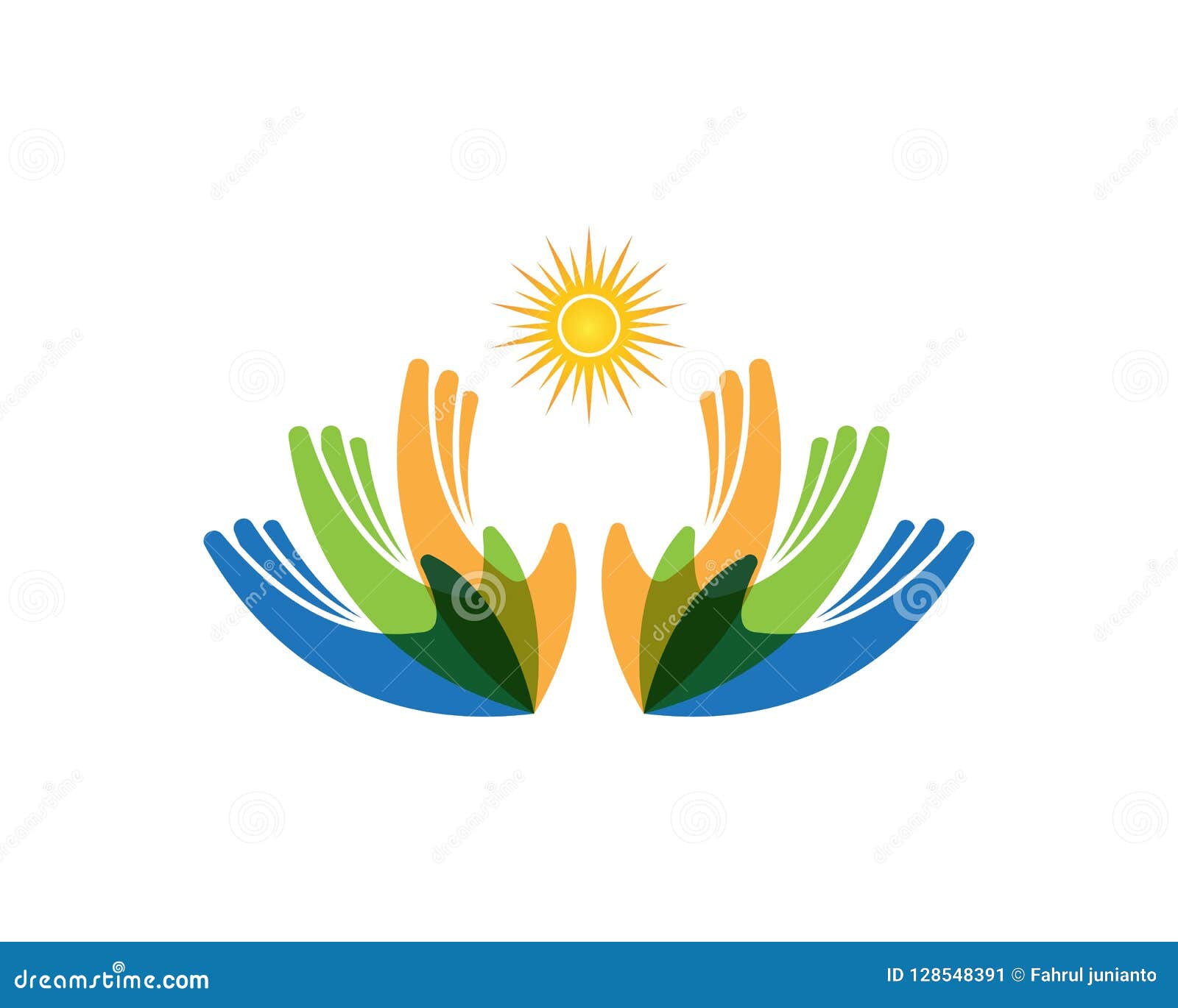 Hand Community Logo Template Stock Vector - Illustration of lines ...