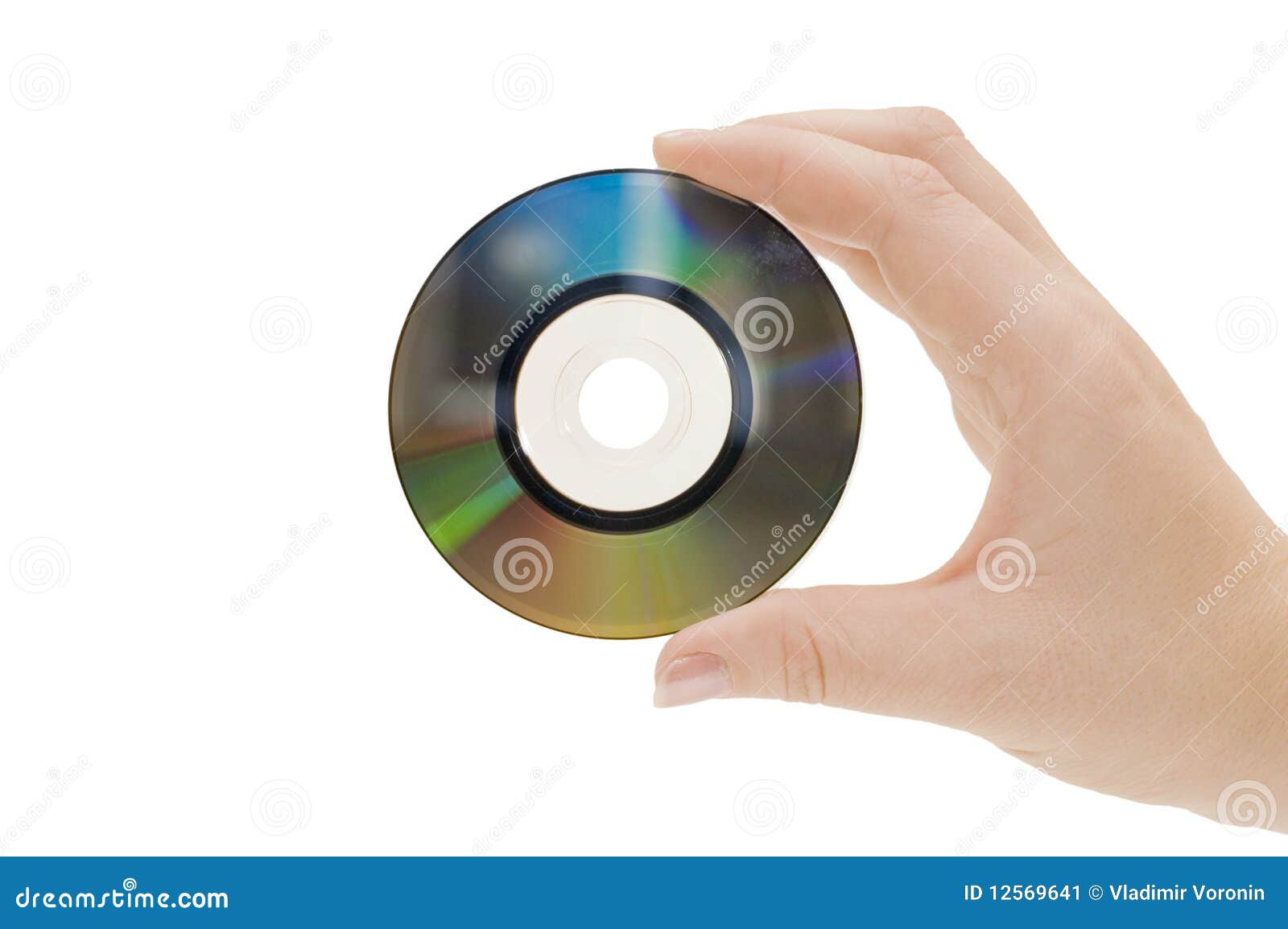 Hand with compact disk stock image. Image of digital - 12569641