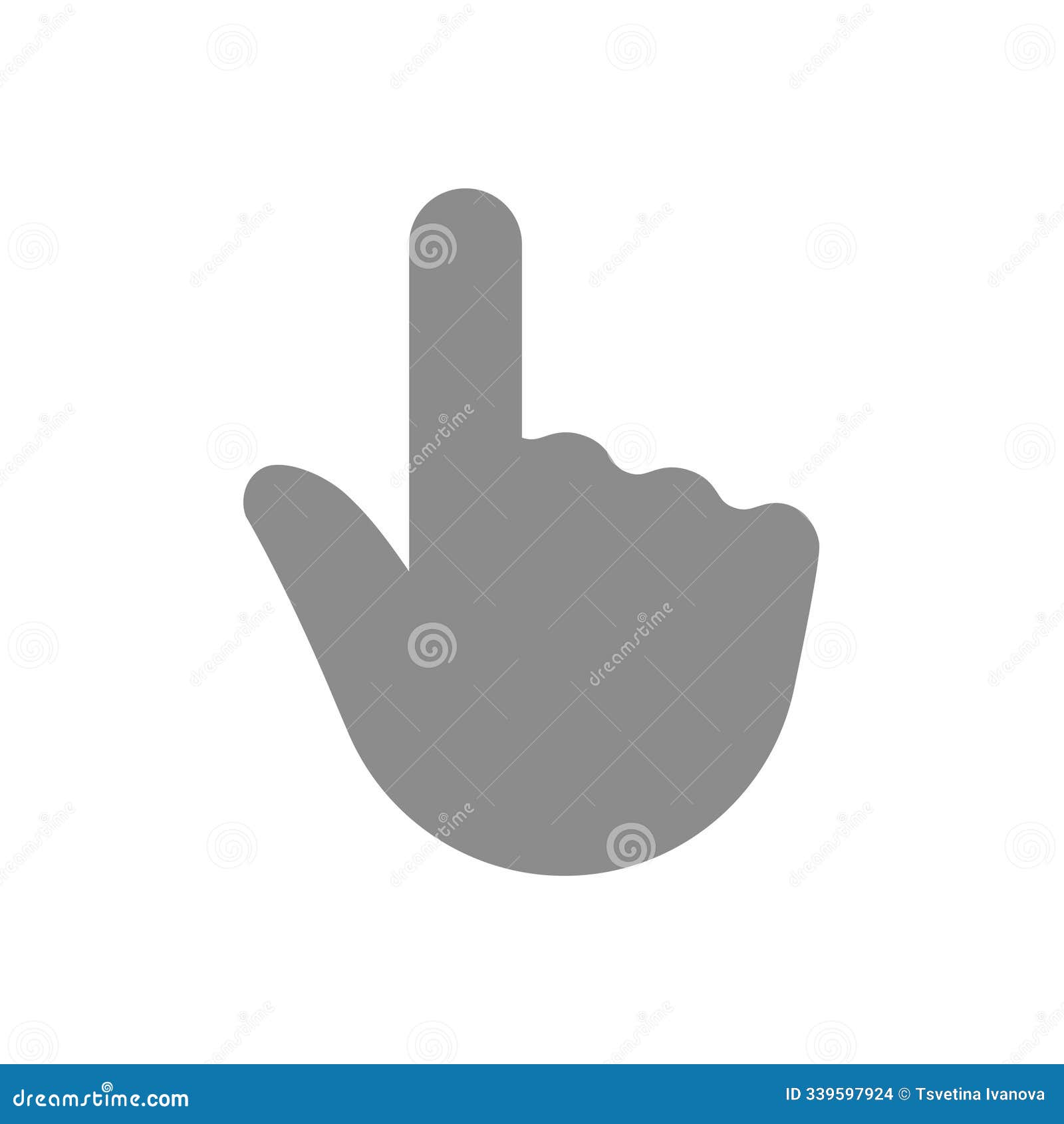 Hand Computer Cursor Vector Icon Stock Illustration - Illustration of ... Hand Computer Cursor Vector Icon Stock Illustration - Illustration of ...