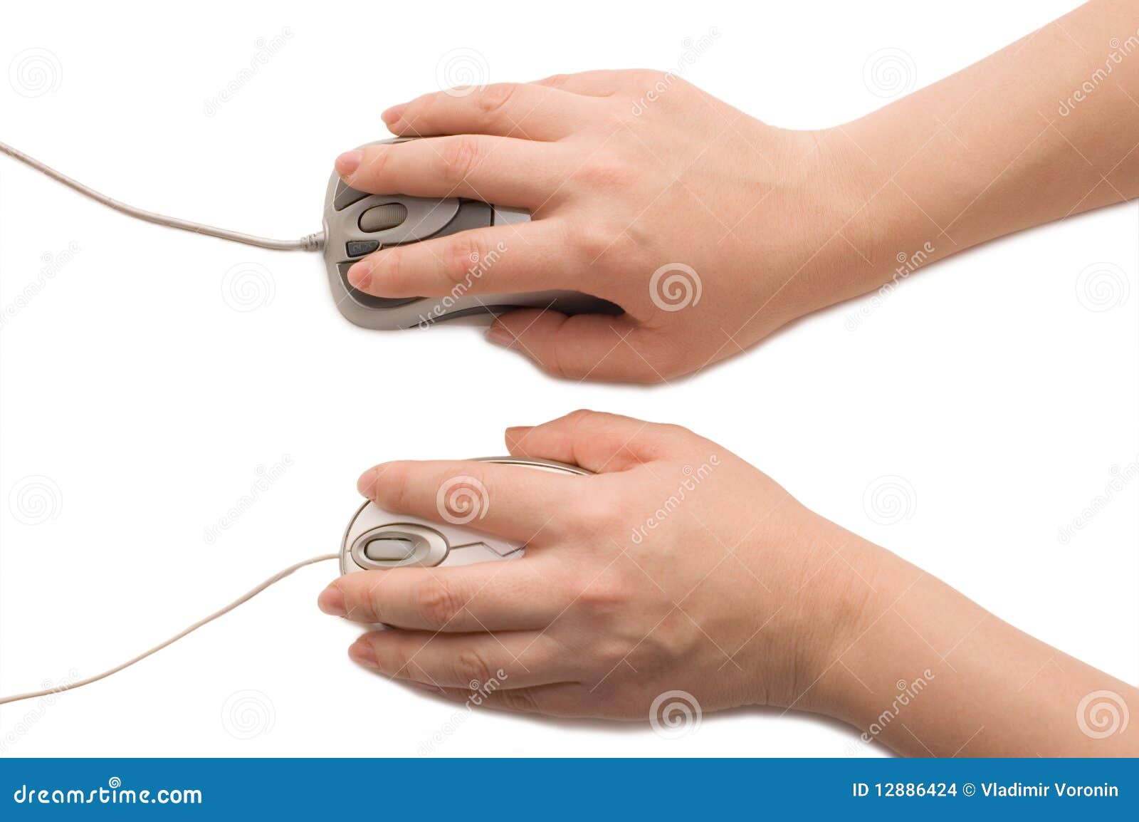 Hand with a computer mouse stock photo. Image of abstract - 12886424