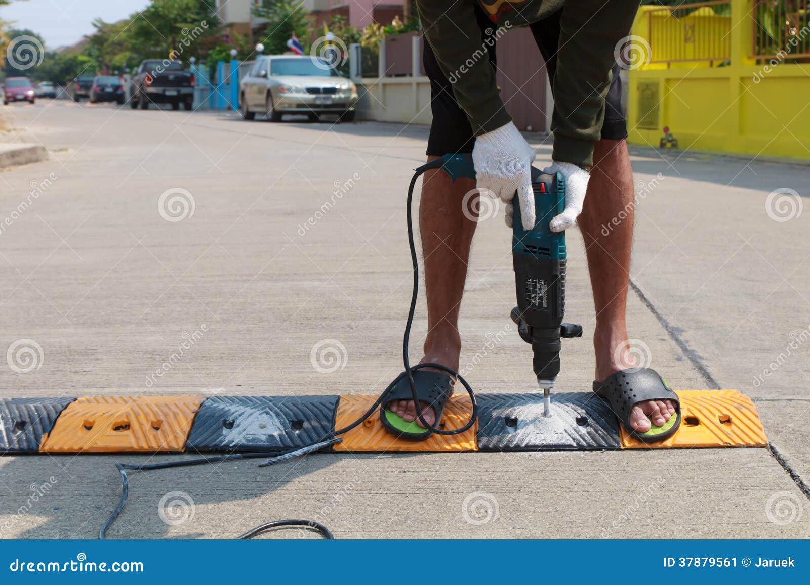 Hand of Construction Worker Stock Image - Image of construct, tunnel ...