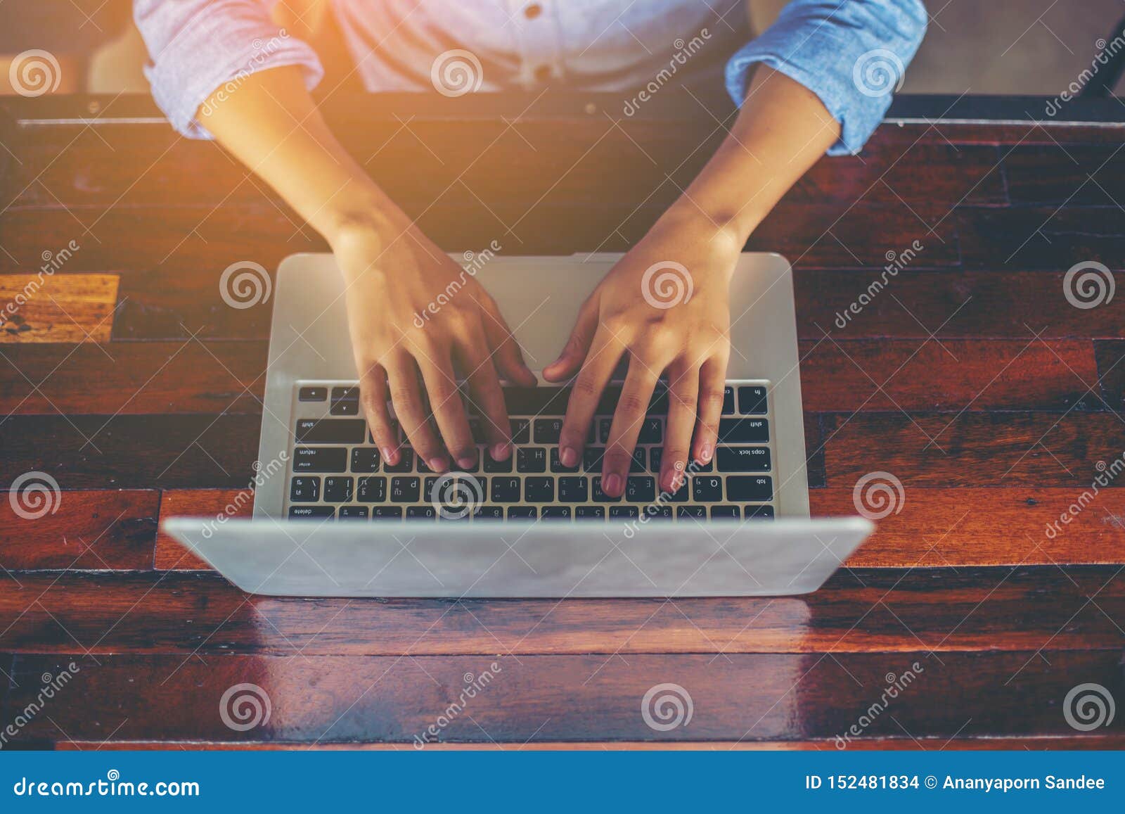 Hand Control on a Laptop Touchpad Stock Photo - Image of path, data ...