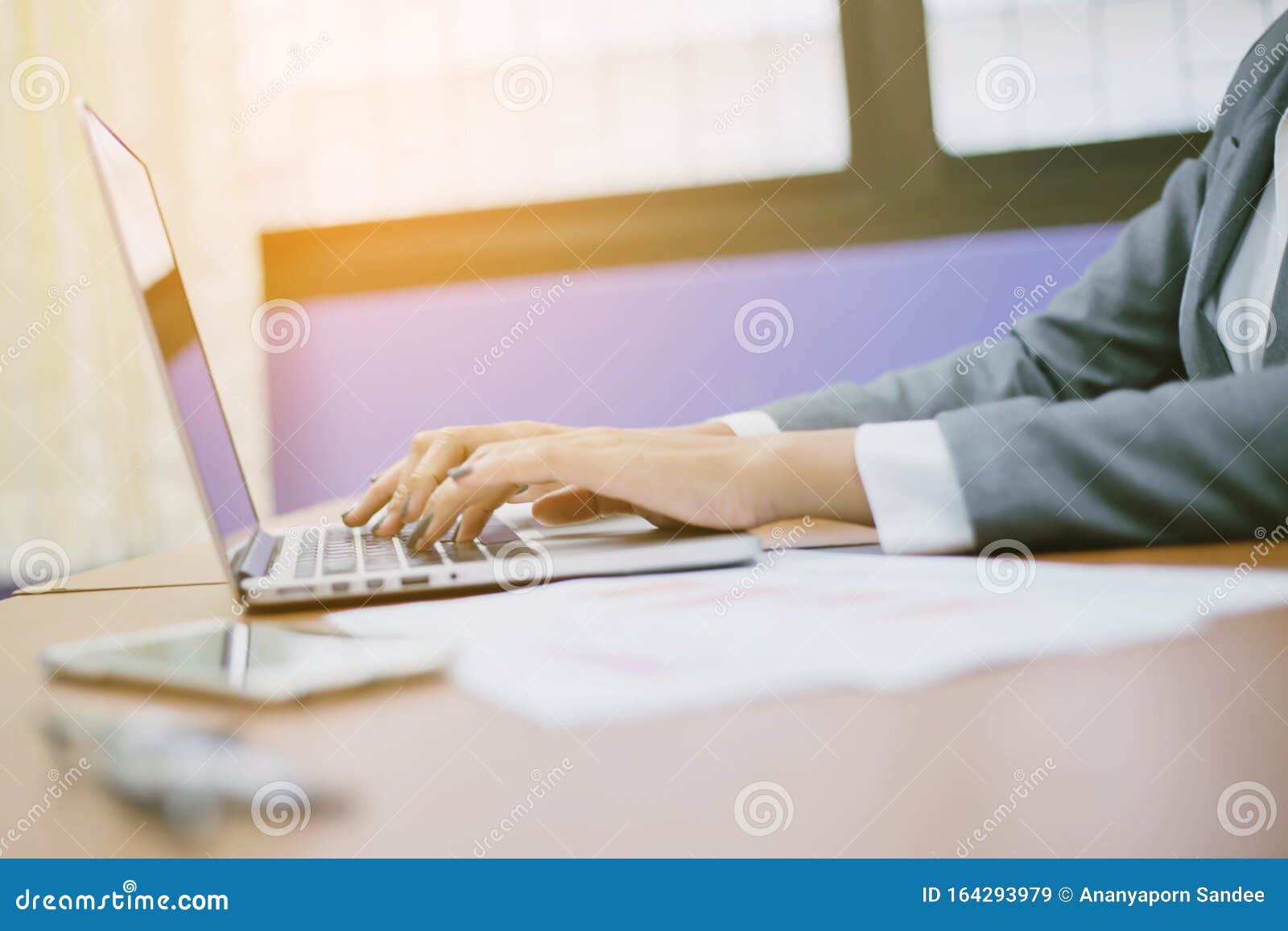 Hand Control on a Laptop Touchpad Stock Image - Image of touchpad ...