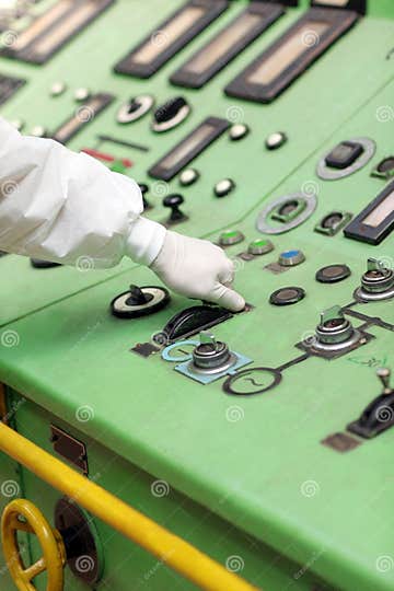 Hand on control panel stock image. Image of electronic - 11465087