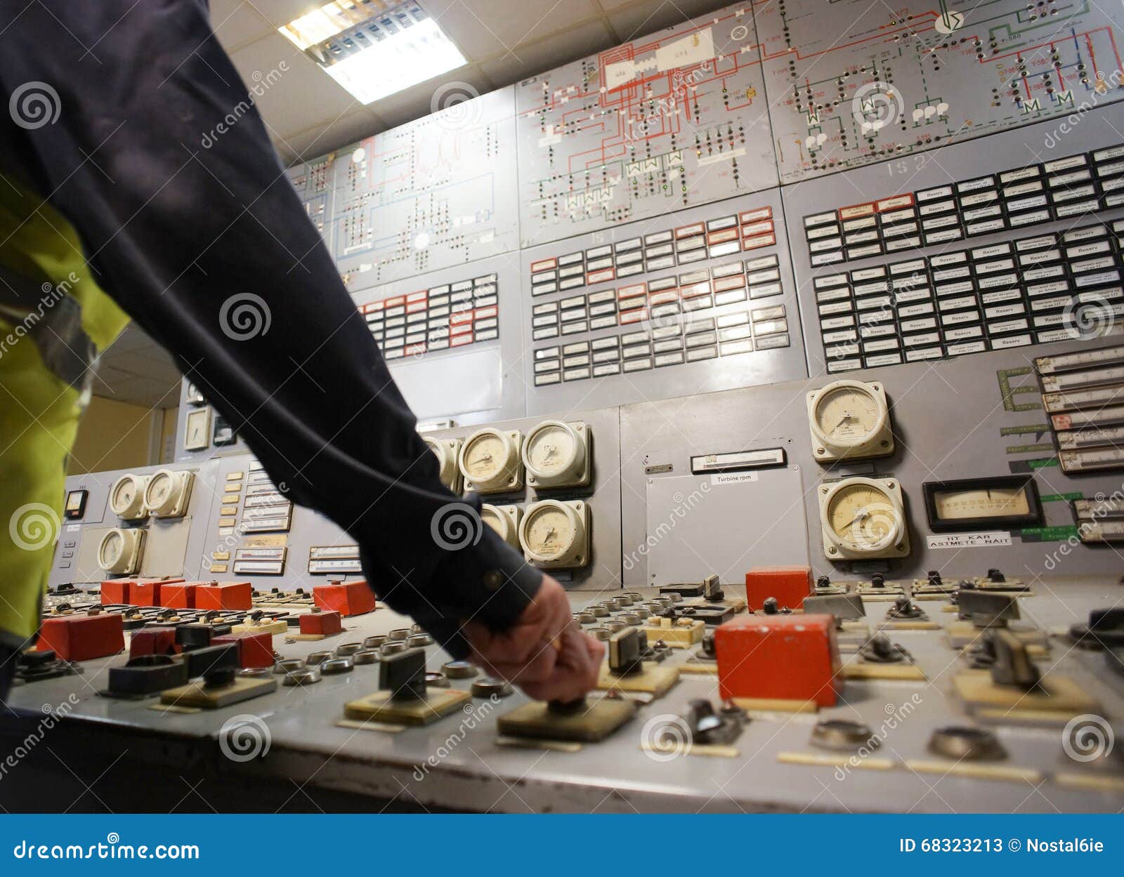 111 Operator Hand Control Panel Power Plant Stock Photos - Free ...