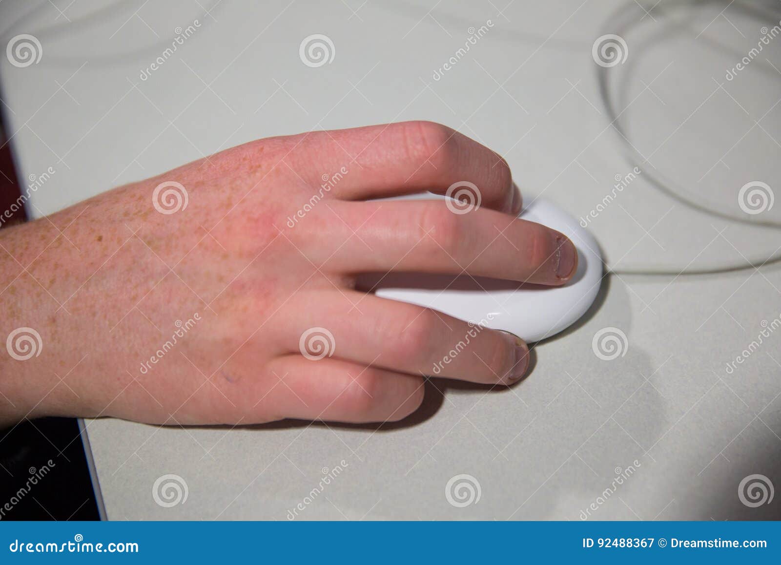 Hand Controlling Mouse stock image. Image of input, color - 92488367