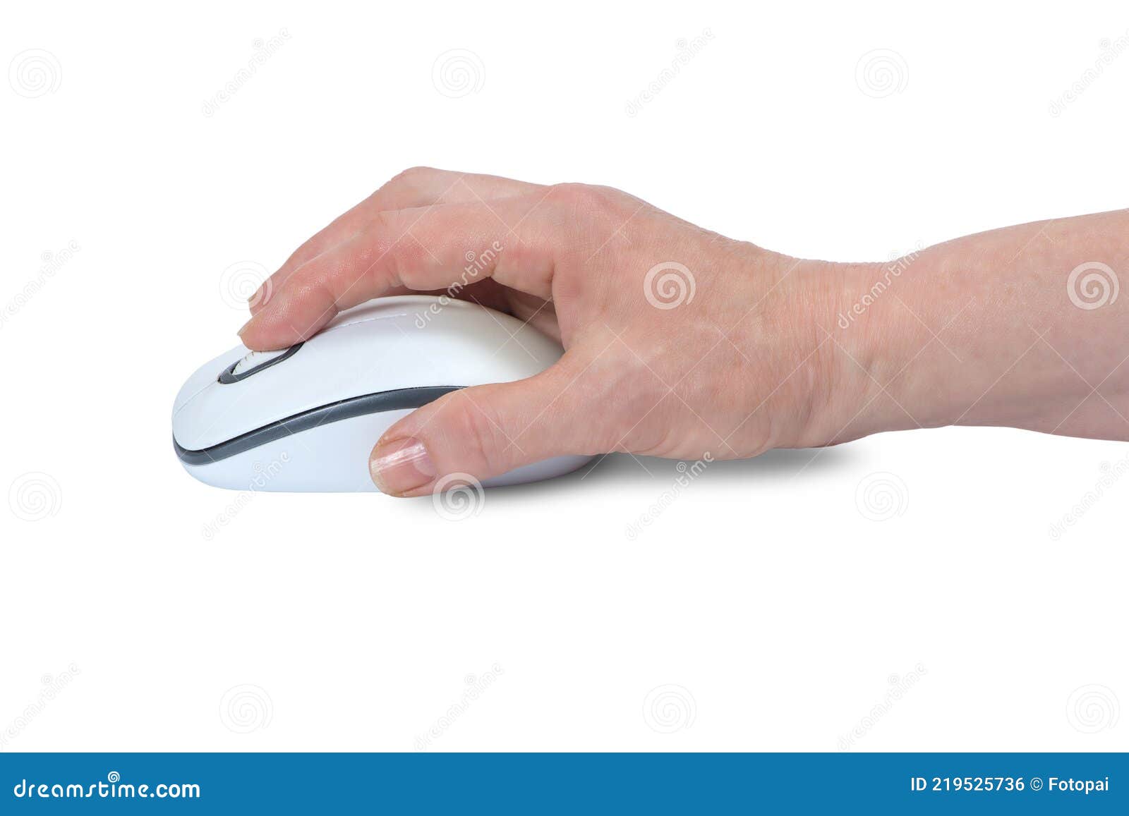 Working with a Computer Mouse Stock Photo - Image of closeup ...