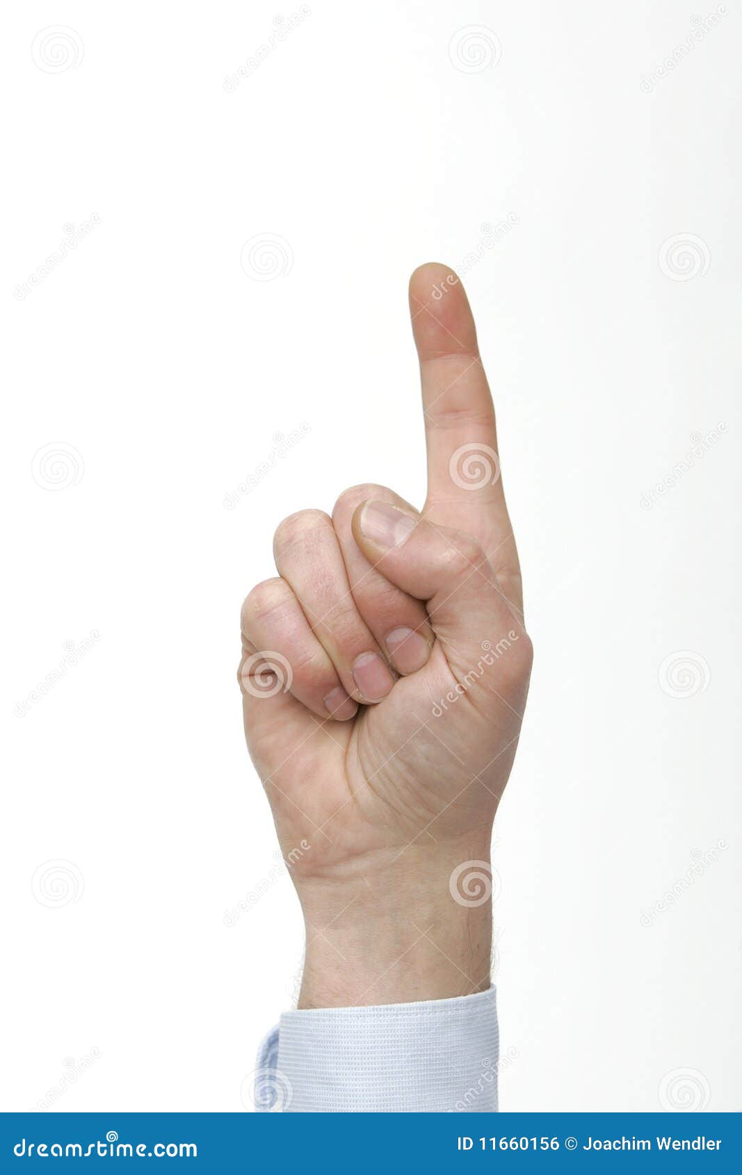 Hand counting one stock photo. Image of index, count - 11660156