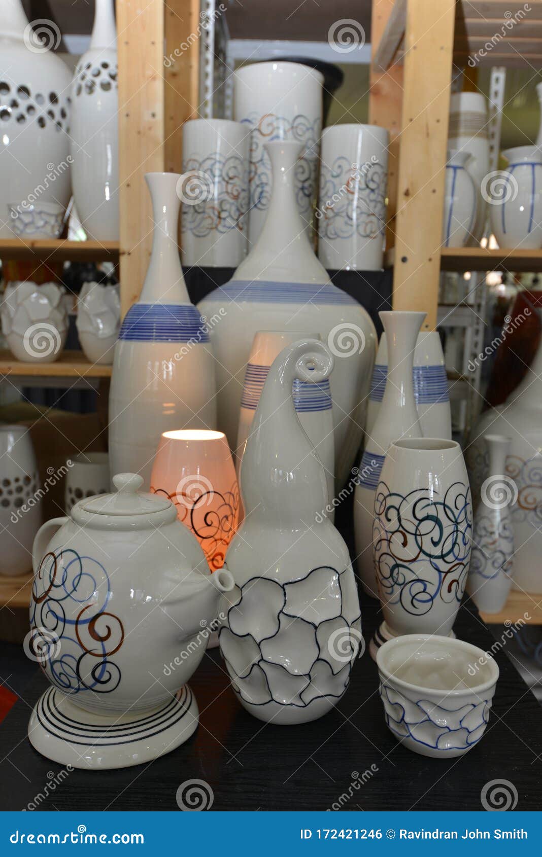 Ceramic pots editorial photo. Image of effect, materials - 172421246