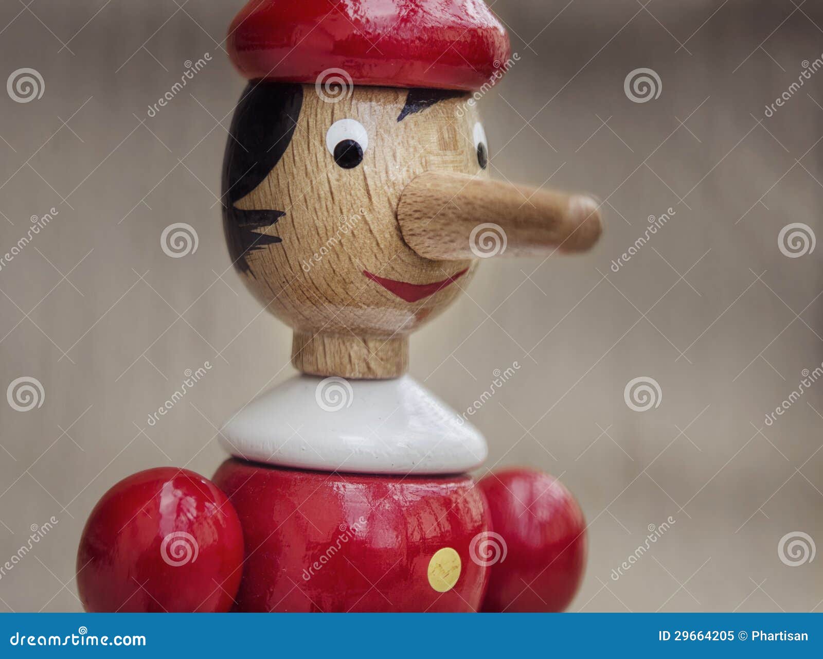 Hand Crafted Pinocchio Puppet Character Stock Image - Image of face ...