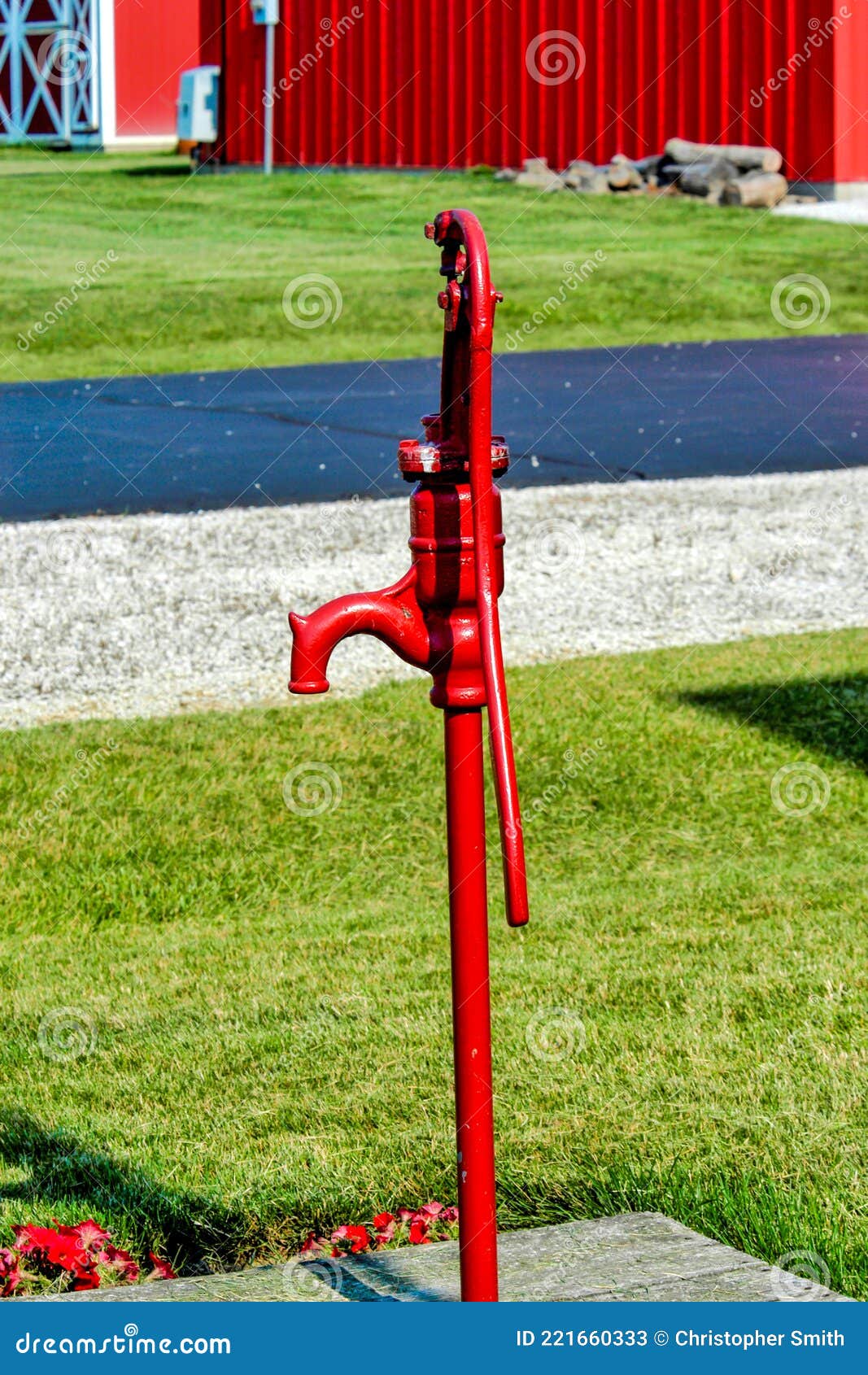 Hand cranked water pump stock image. Image of hand, standpipe - 221660333