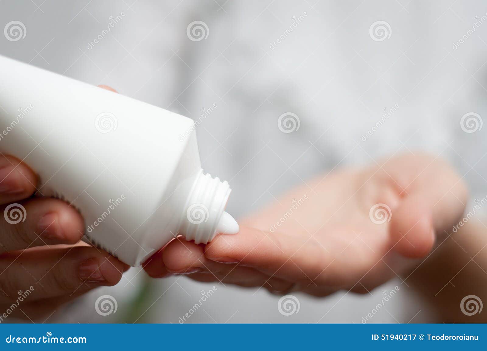 Hand cream stock image. Image of lotion, girl, white - 51940217