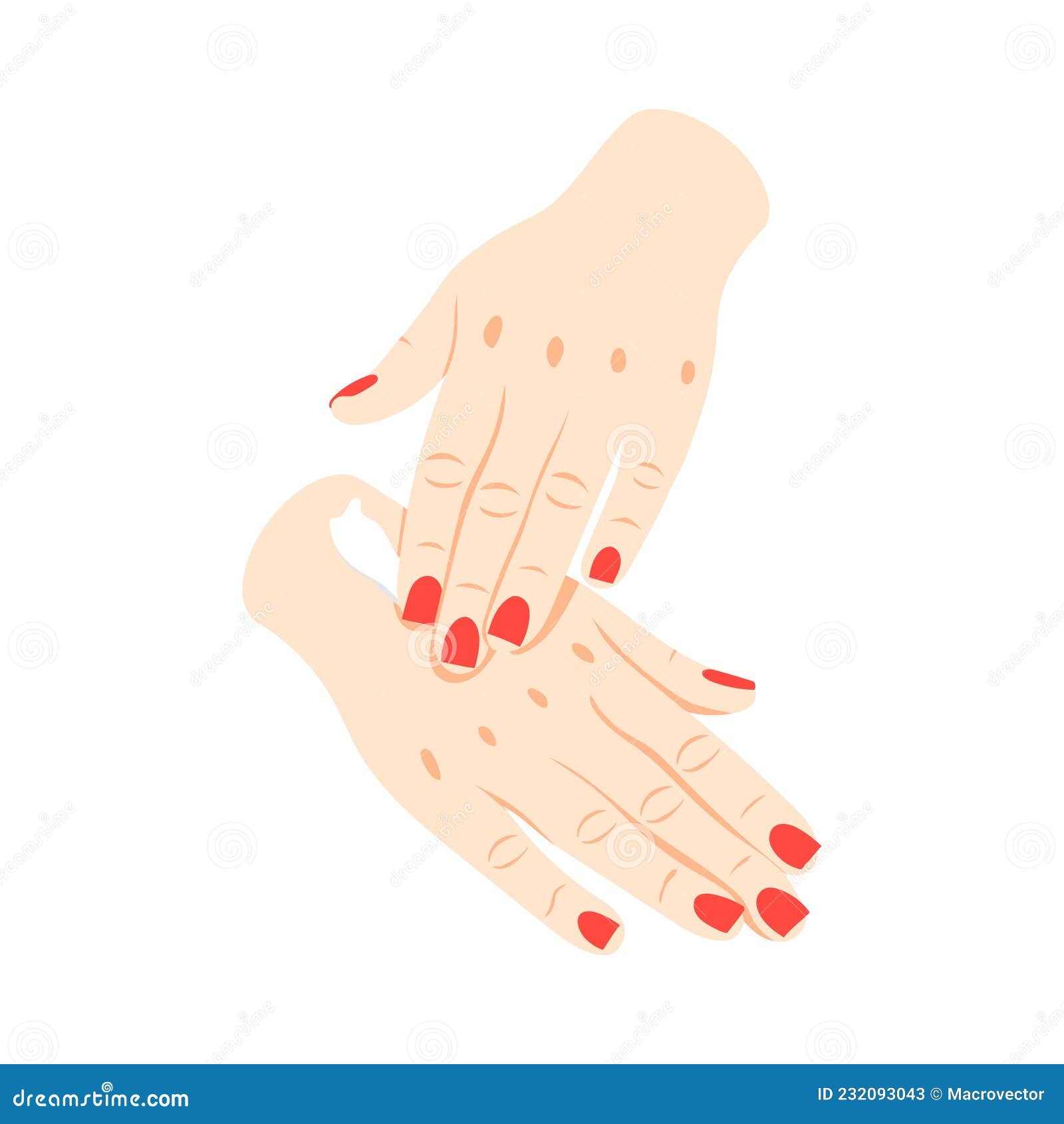 Hand Cream Illustration stock vector. Illustration of design - 232093043