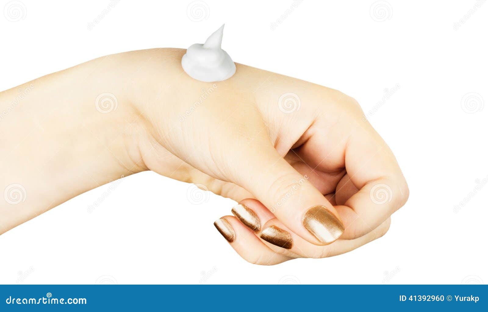 Hand Cream Isolated on White Background Stock Photo - Image of cream ...