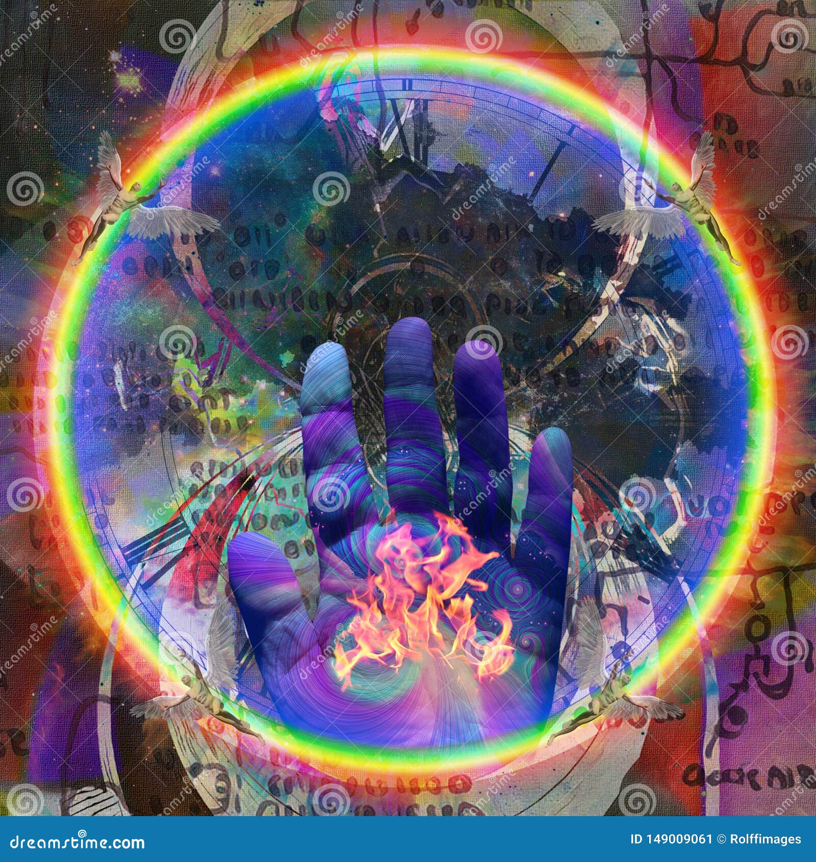 Hand Of Creator Royalty-Free Stock Image | CartoonDealer.com #150625342