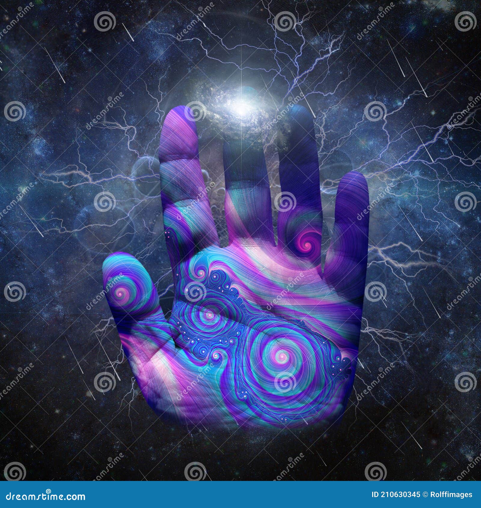 The hand of Creator stock illustration. Illustration of symbolic ...
