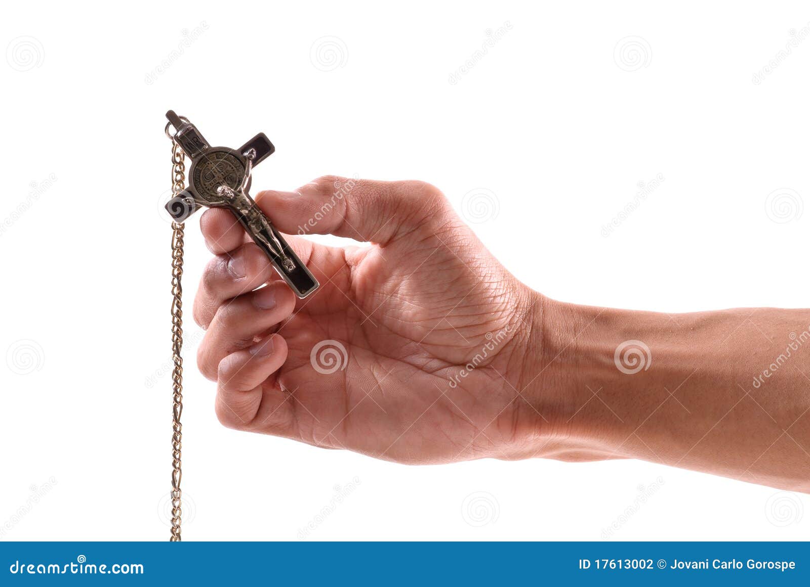 Hand with a Crucifiix stock photo. Image of communion - 17613002