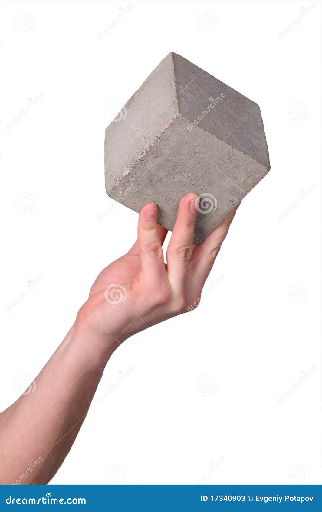 Hand and cube stock image. Image of test, holding, close - 17340903